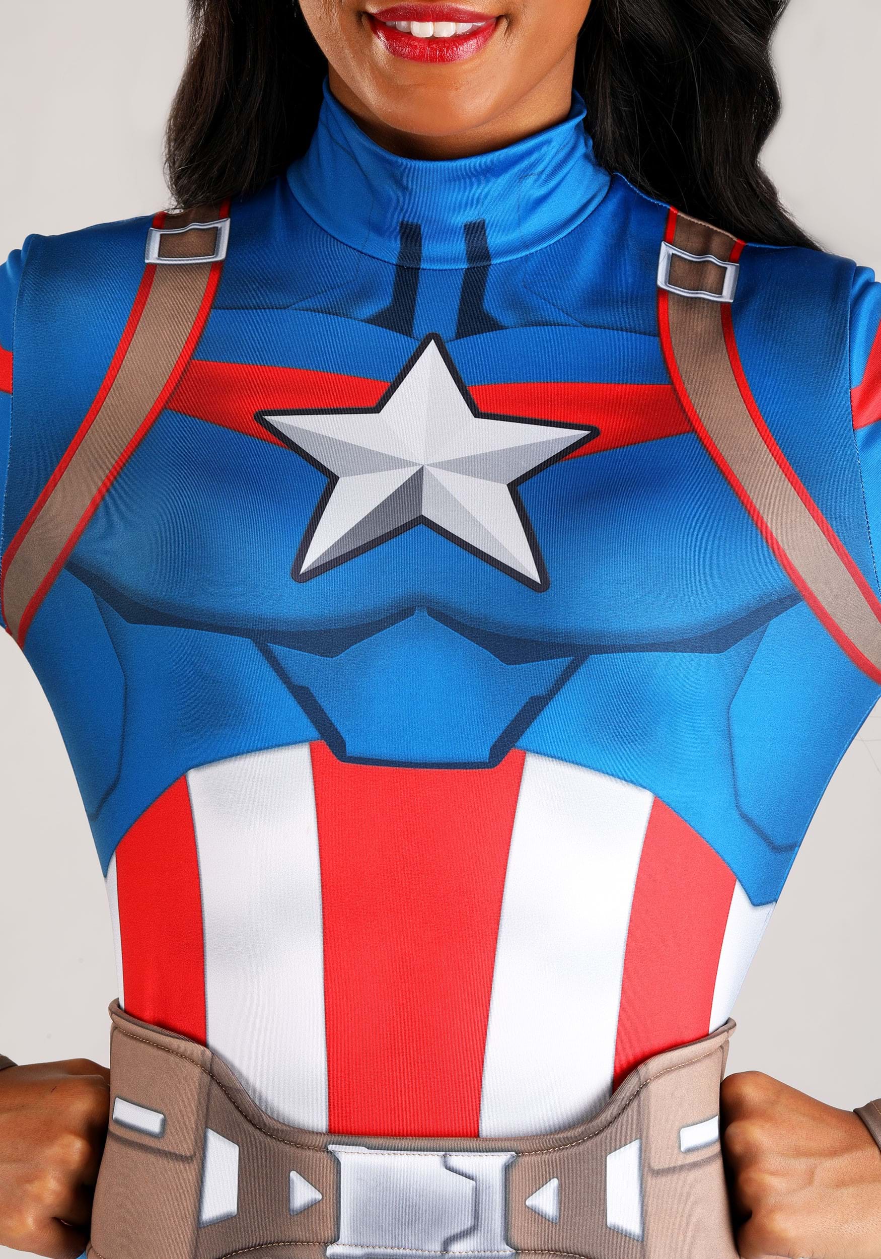 Jazwares Marvel Classic Captain America Women's Costume Marvel Costumes ...