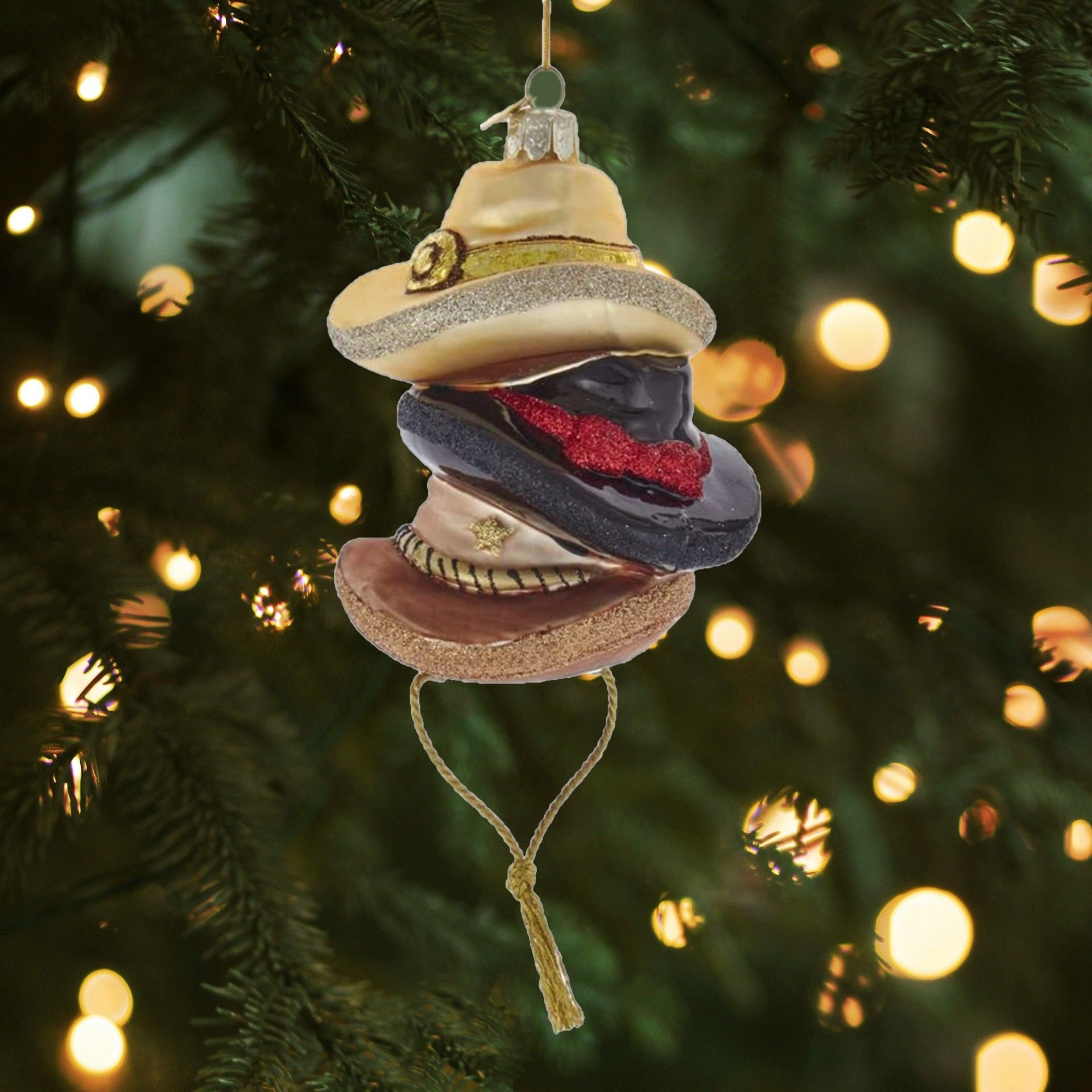 Kurt S. Adler Noble Gems Glass Ornament for Christmas Tree - Stacked ...
