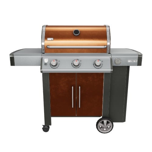 Weber Genesis II E-315 Copper 3-Burner Liquid Propane Gas Grill ...