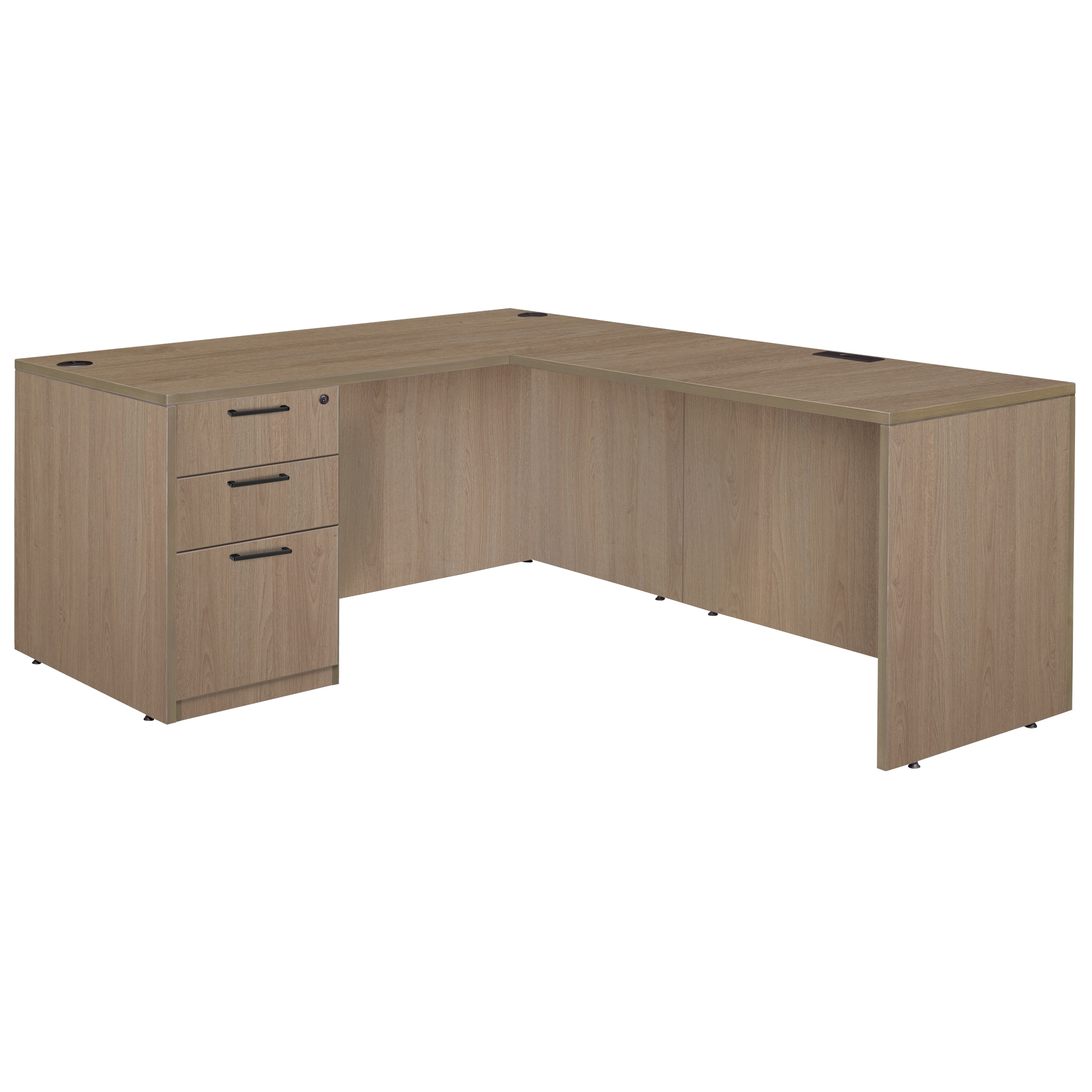 Regency Legacy 60-in Brown Modern/Contemporary L-shaped desk in the ...