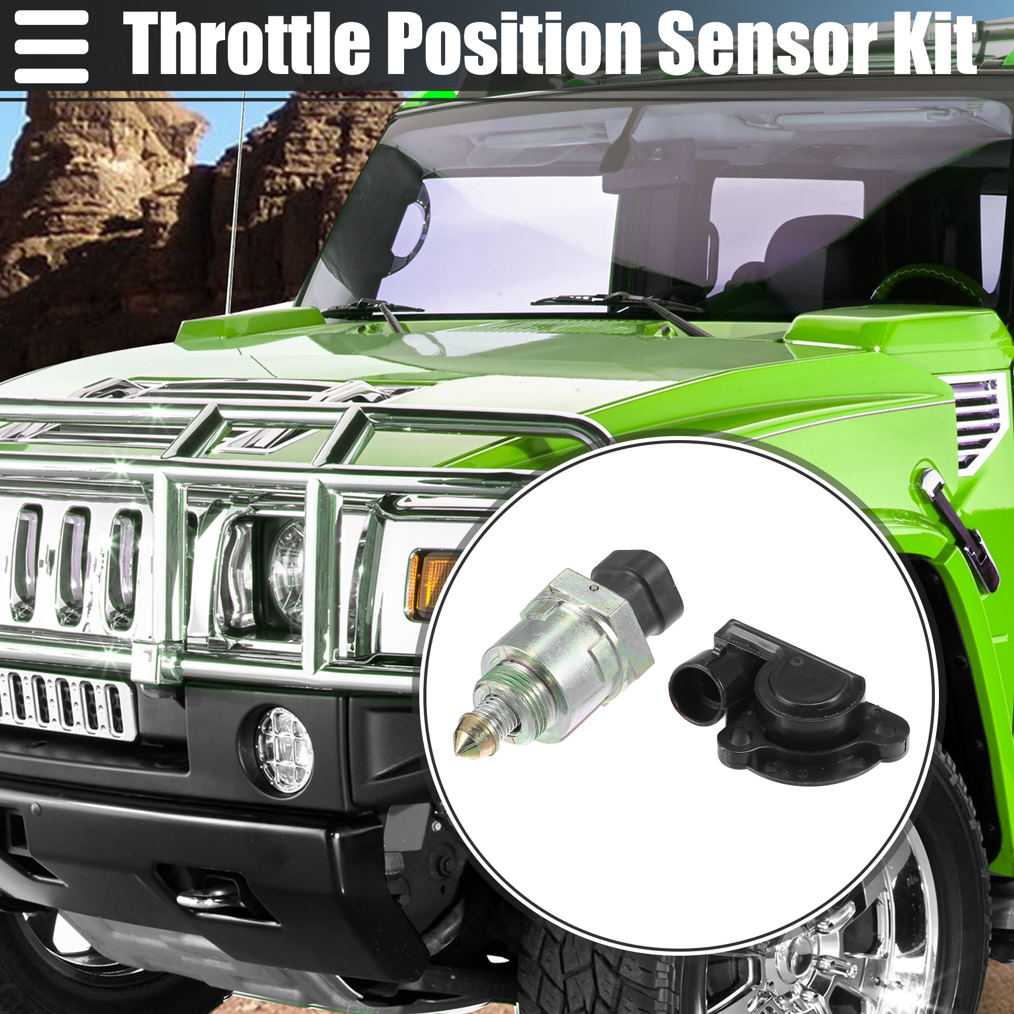 Unique Bargains 1 Set 25527077 Throttle Position Sensor TPS and Fuel ...