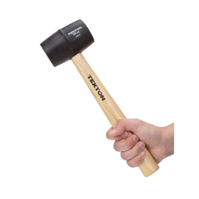 TEKTON 16-oz Smooth Face Rubber Head Wood Rubber Mallet at Lowes.com TEKTON 16-oz Smooth Face Rubber Head Wood Rubber Mallet at Lowes.com
