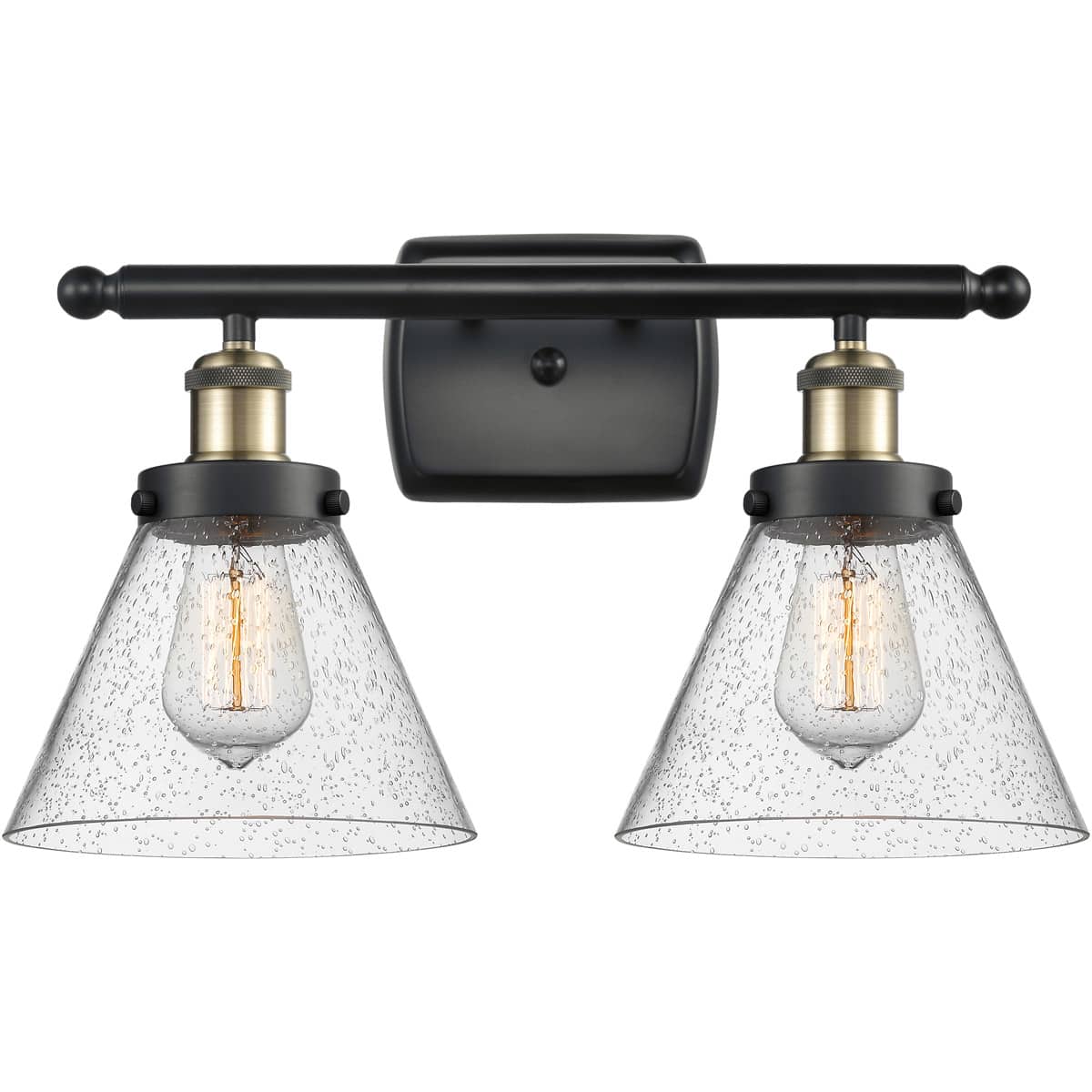 Innovations Lighting 916-2W-BAB-G44 Ballston Large Cone Bathroom Vanity ...