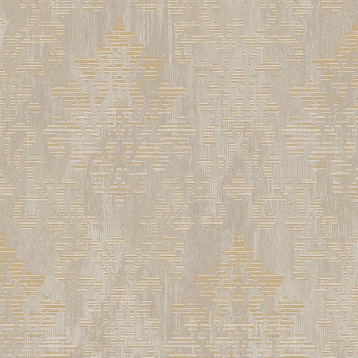 Galerie Metallic FX Modern Metallic Damask Gold Wallpaper W78179 in the ...