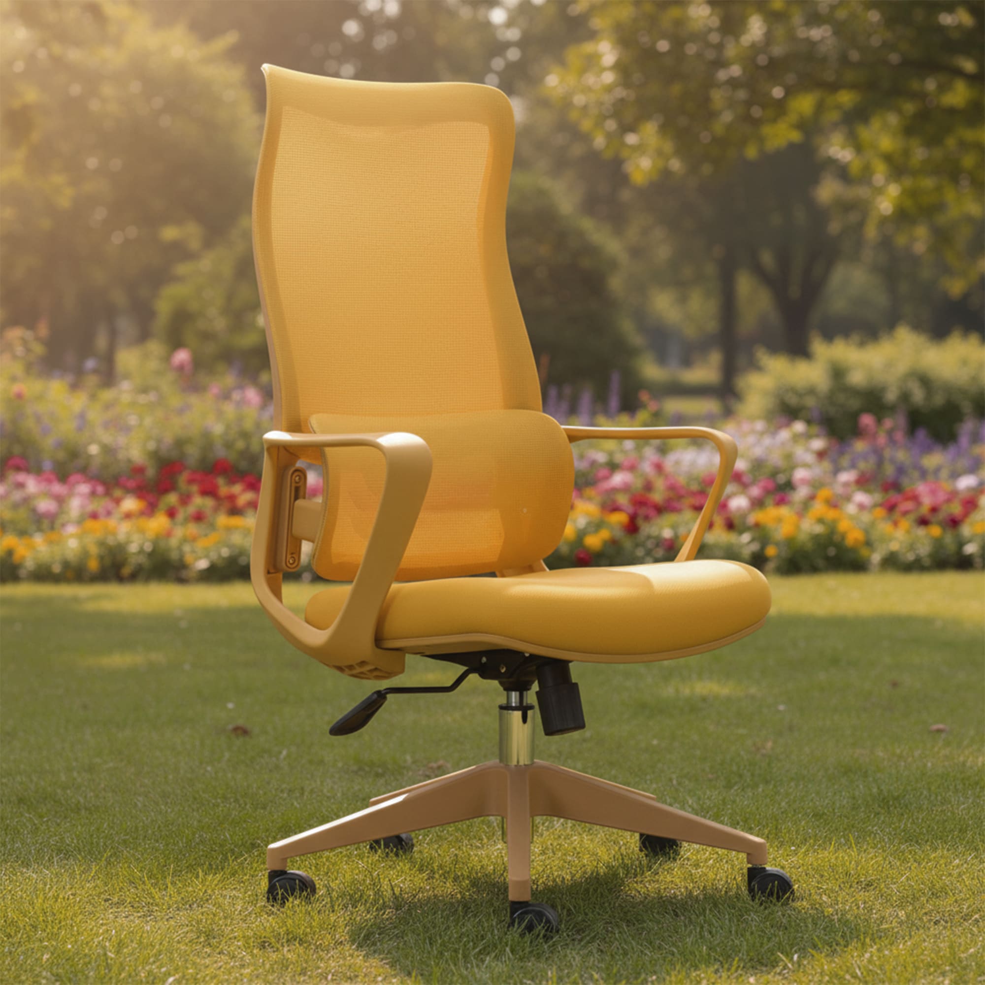 MiniEpic Breathable Mesh Ergonomic Office Chair Adjustable Swivel ...