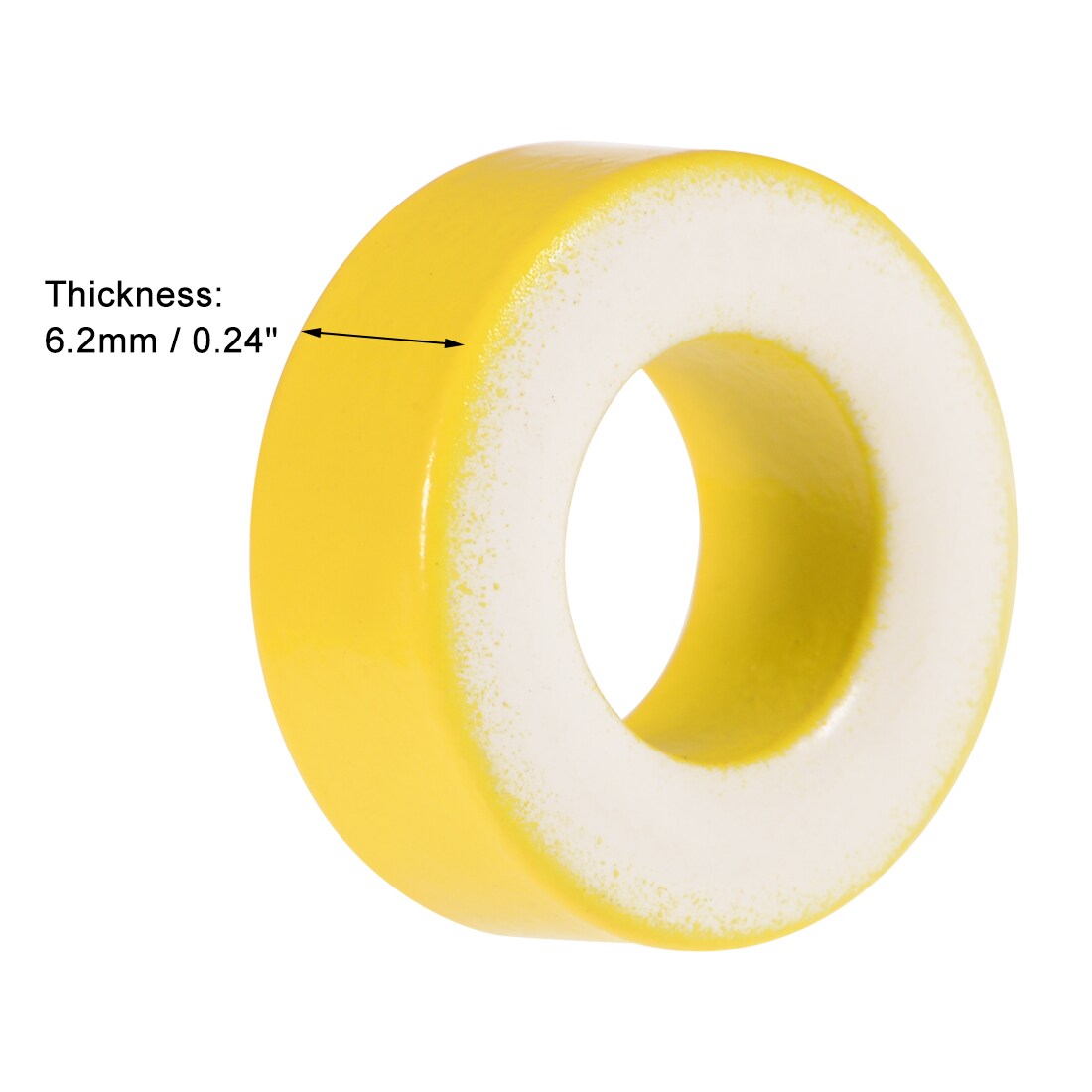 Unique Bargains Toroid Core Ferrite Chokes Ring Iron Powder Inductor ...