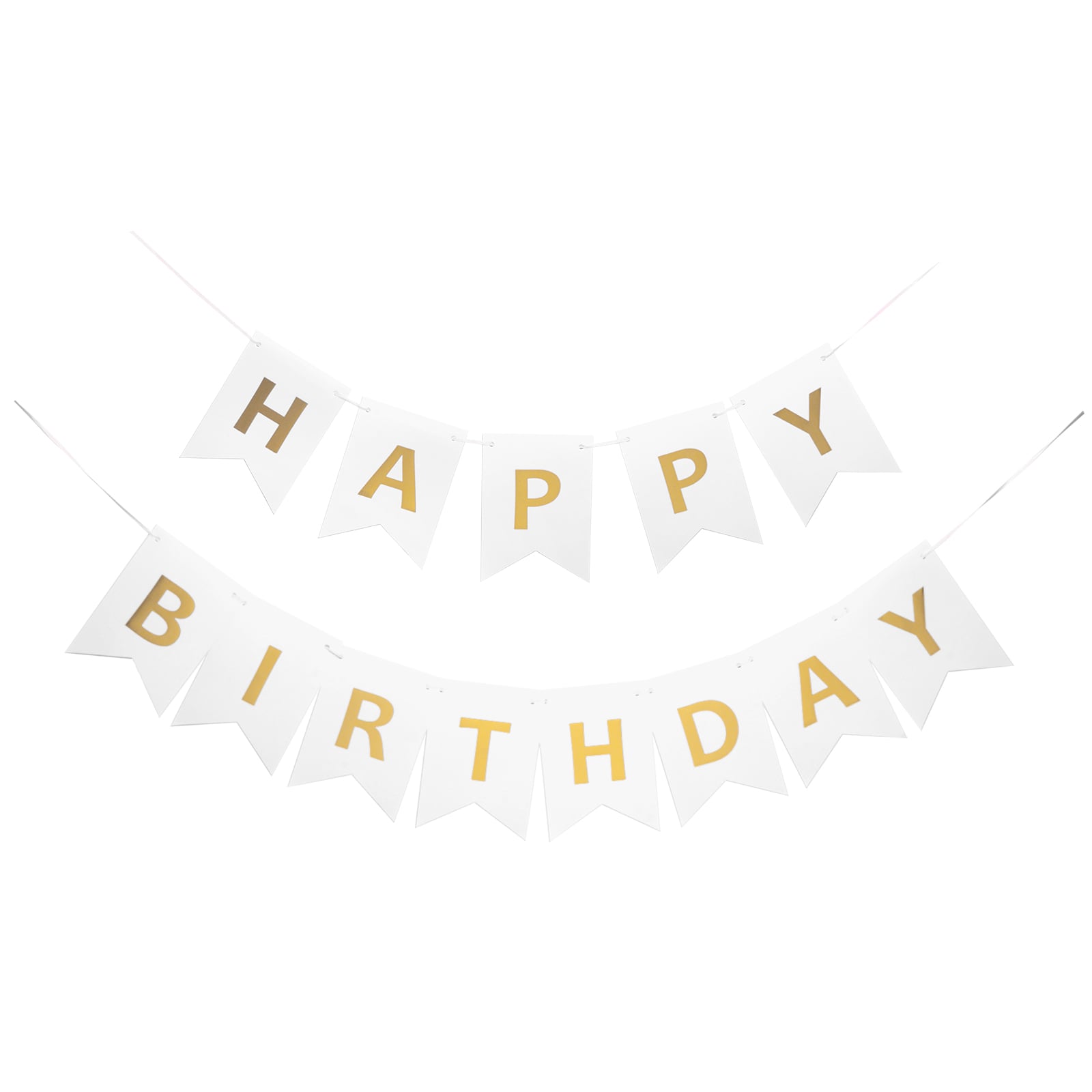 Unique Bargains Birthday Bunting Banner 6.7 Inch Birthday Sign Birthday ...