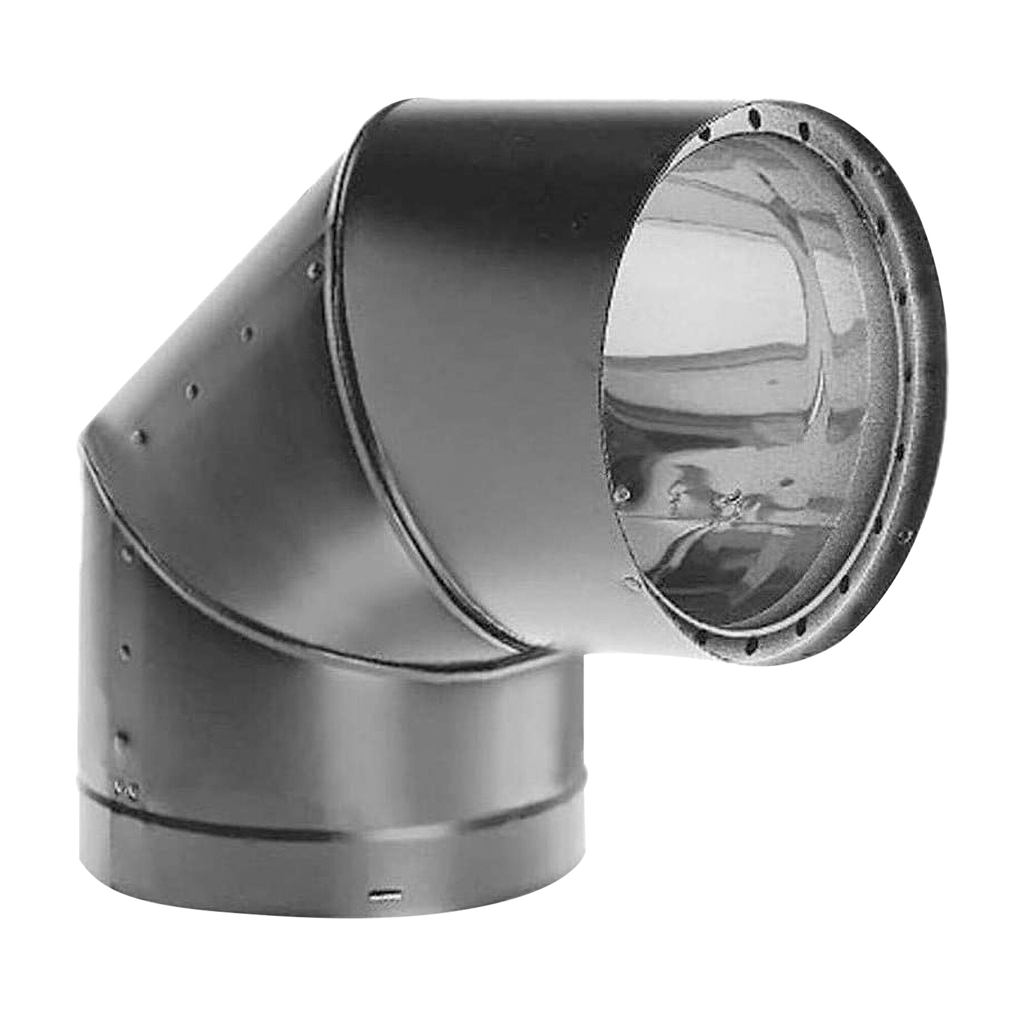 DuraVent 9-in L x 6-in Dia Stainless Steel Insulated Steel Stove Pipe ...