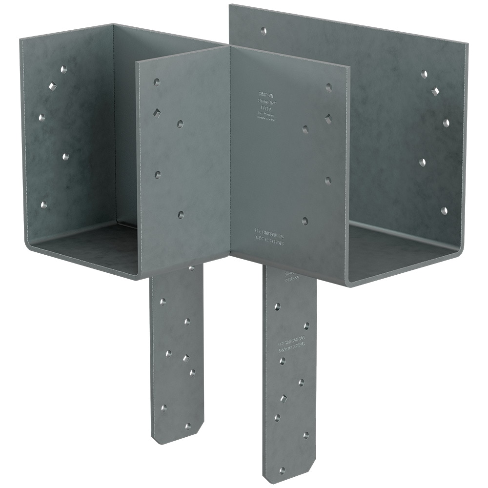 Simpson Strong-Tie ECCLLQ L-Shape End Column Cap for 6x Beams - 6x Post ...