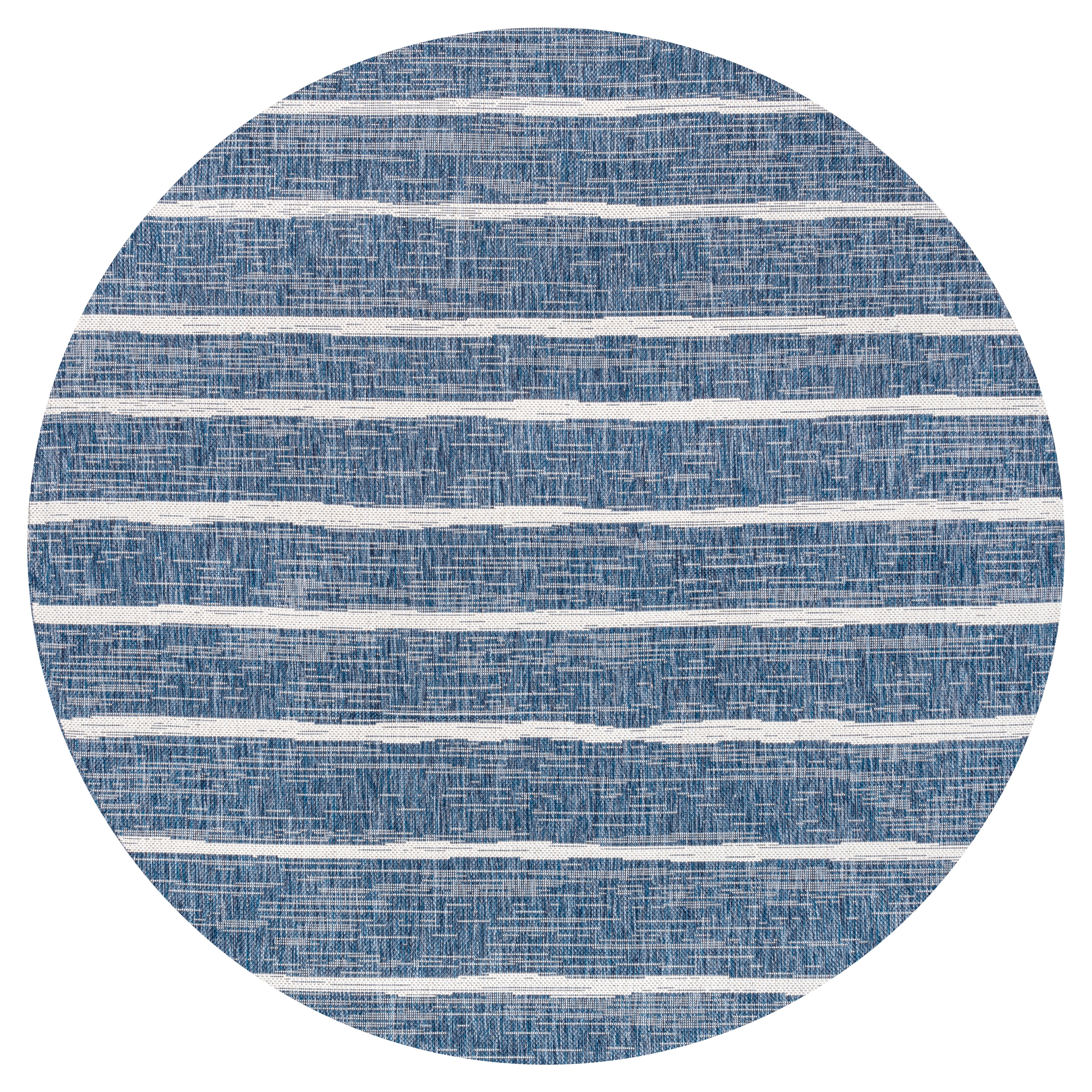 JONATHAN Y SANTA MONICA Colonia Berber Stripe 5 x 5 (ft) Loomed ...