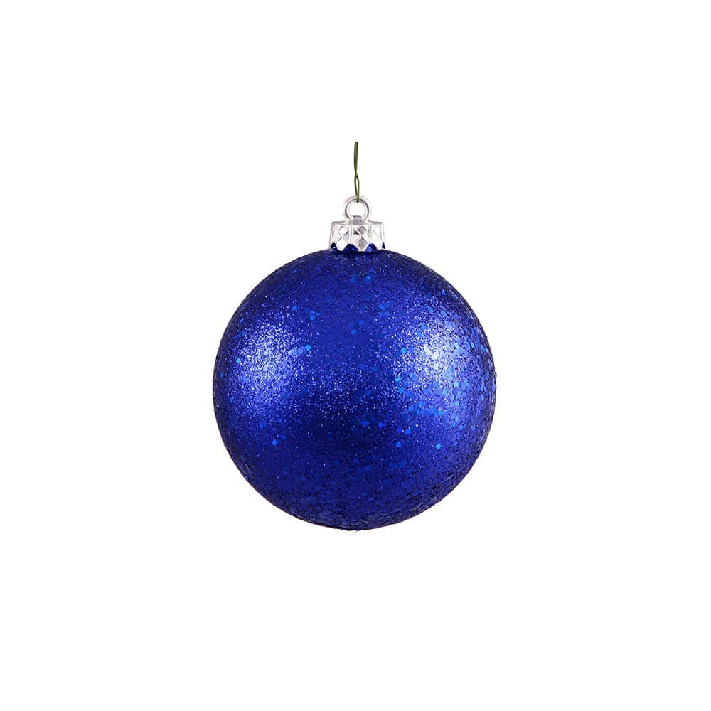 Northlight Holographic Glitter Shatterproof Christmas Ball Ornament - 4 ...