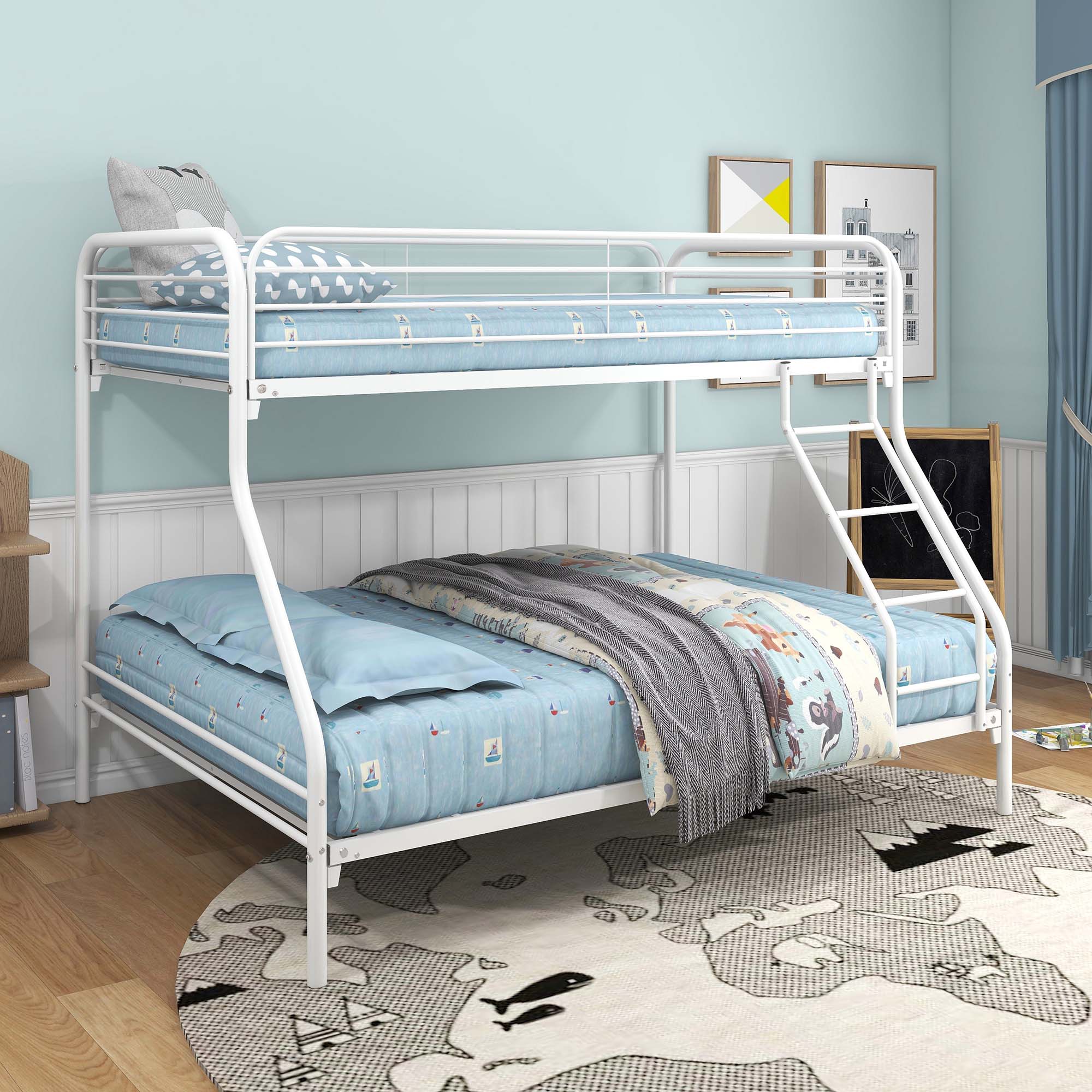 Clihome Twin White Metal Bed Frame in the Beds department at Lowes.com