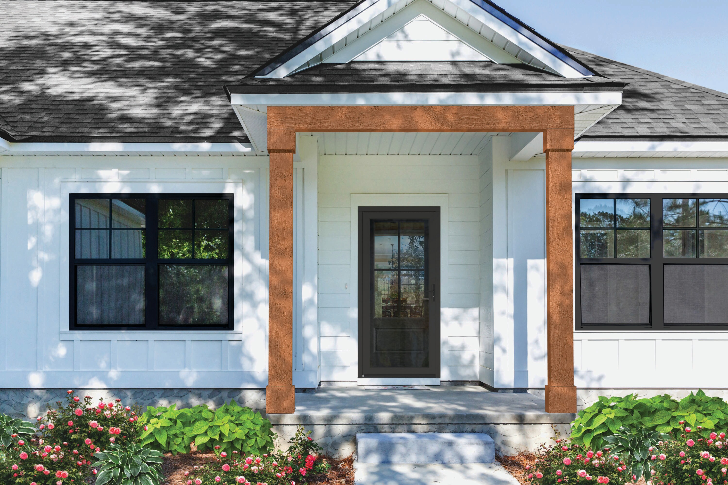 Therma-Tru Impressions Integrated Storm Door 36-in x 80-in x 4-9/16-in ...