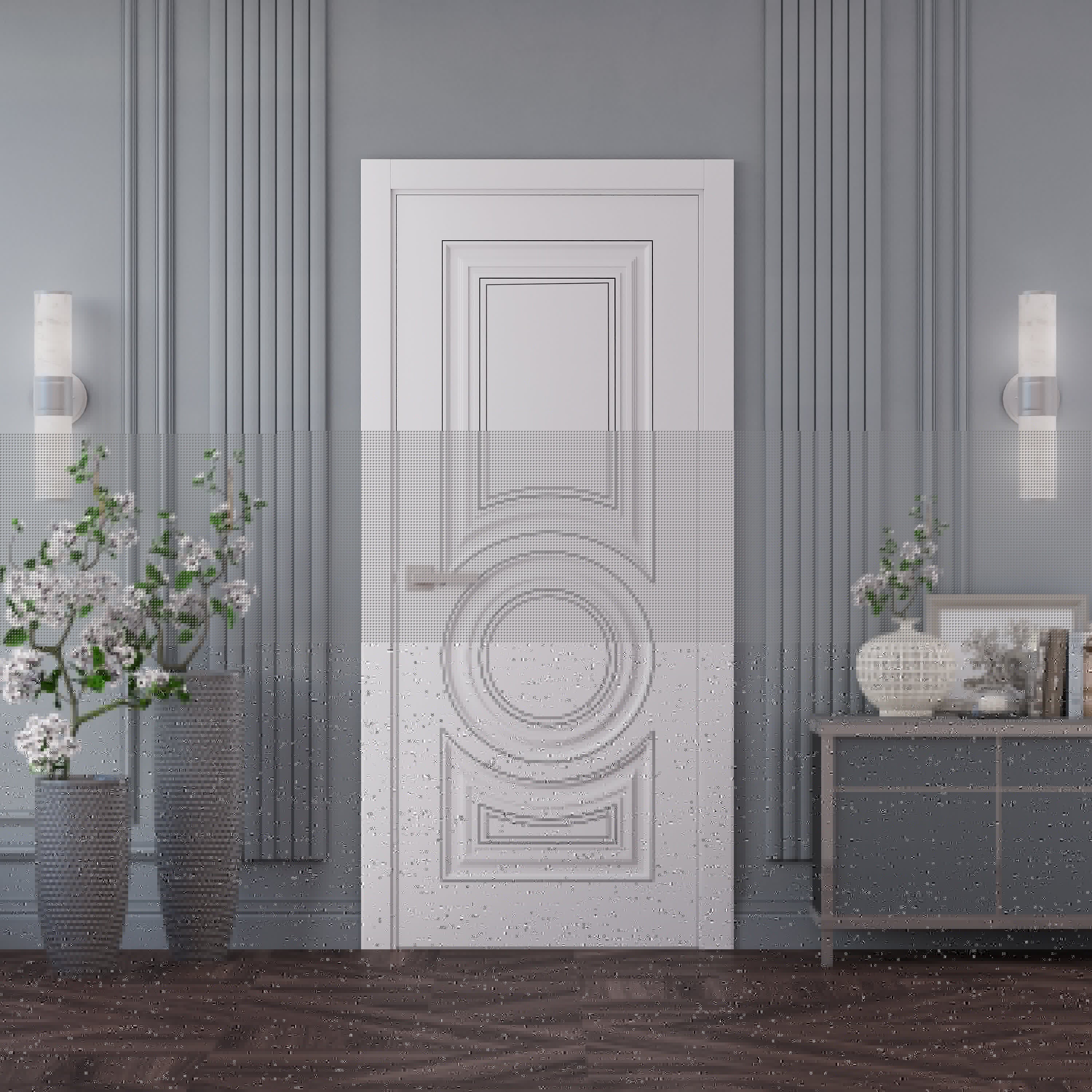 SARTODOORS Interior Door 32 x 84 inches - CLASSIC 5589 White Enamel ...
