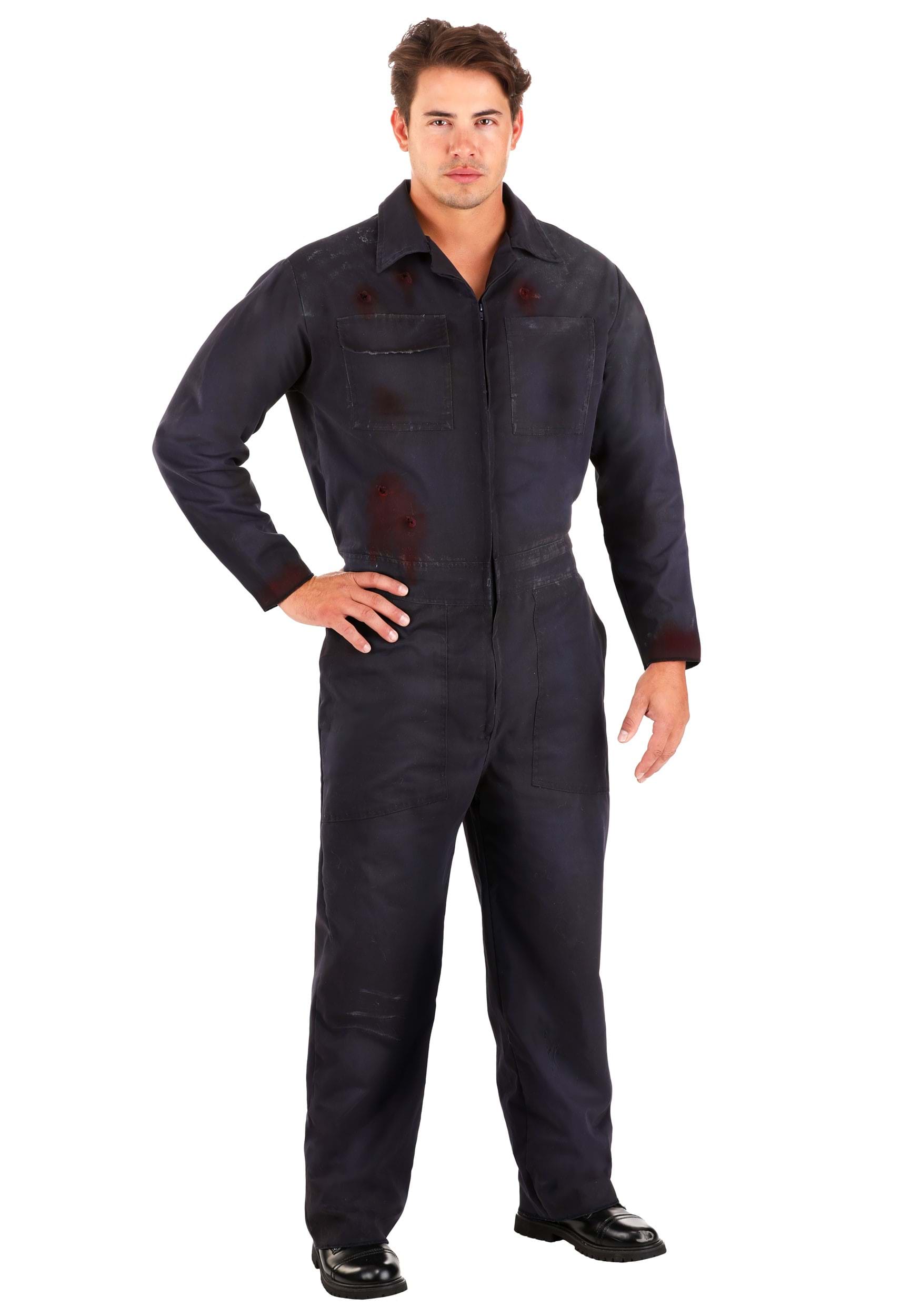 HalloweenCostumes.com FUN Costumes Deluxe Blue Mechanic Coveralls Adult ...