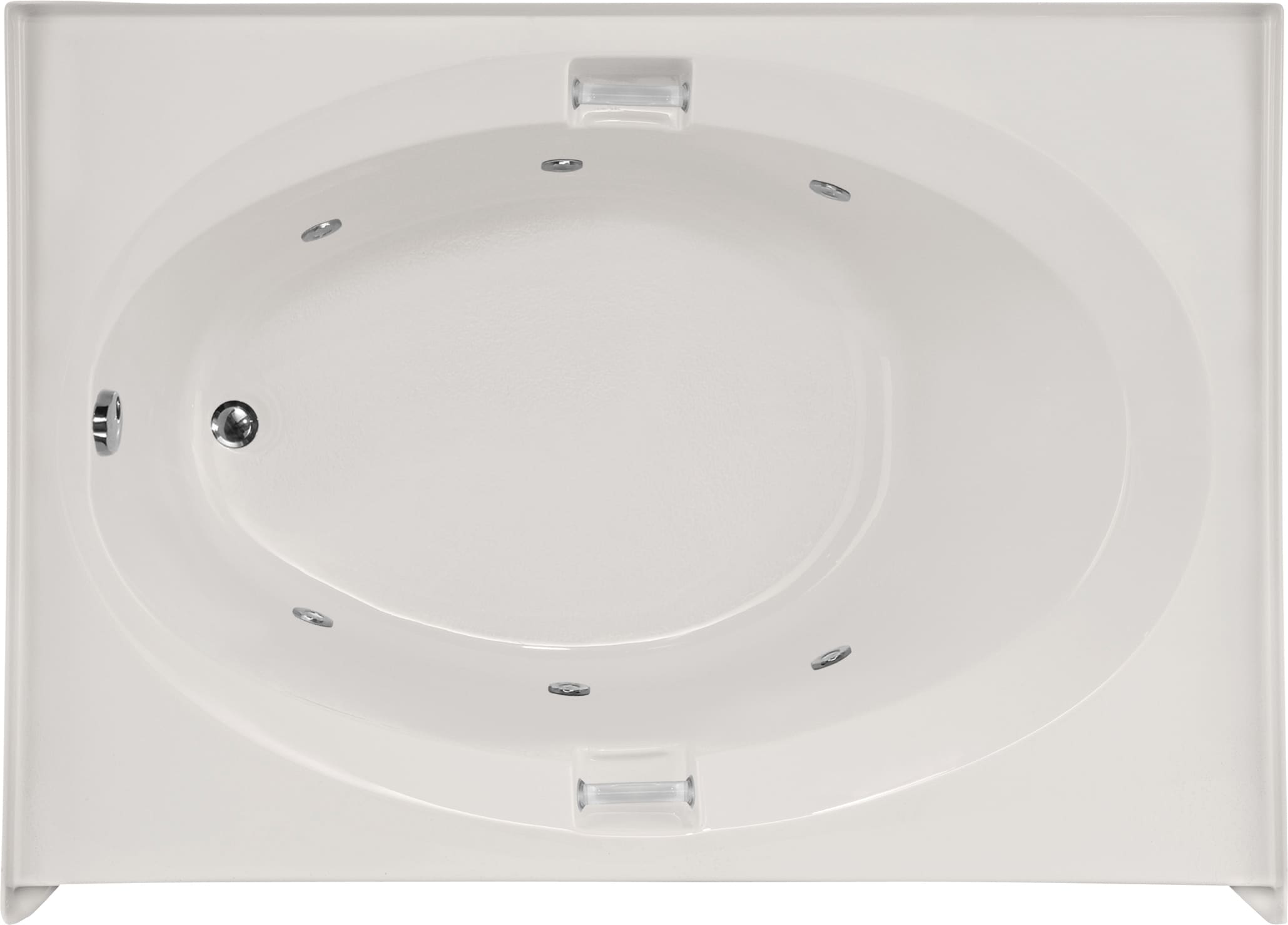Hydro Systems 42-in x 60-in White Acrylic Rectangular Alcove Whirlpool ...