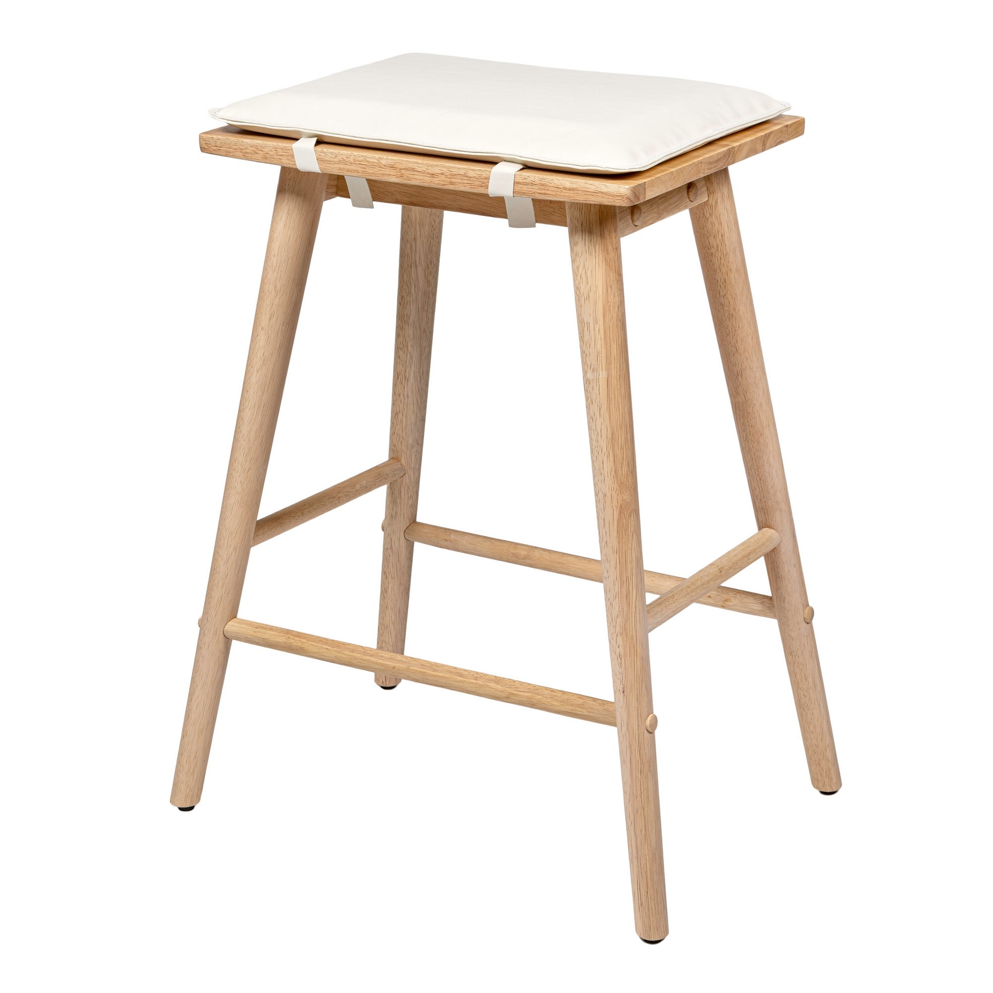 JONATHAN Y Light Birch 26-in H Counter height Wood Bar Stool in the Bar ...