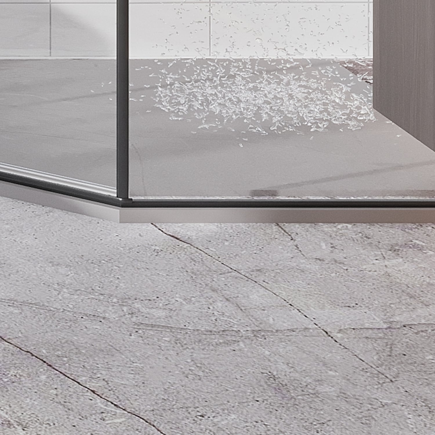 Apollo Tile Sample - Metro White 4-in x 5-in Matte Ceramic Subway Floor ...