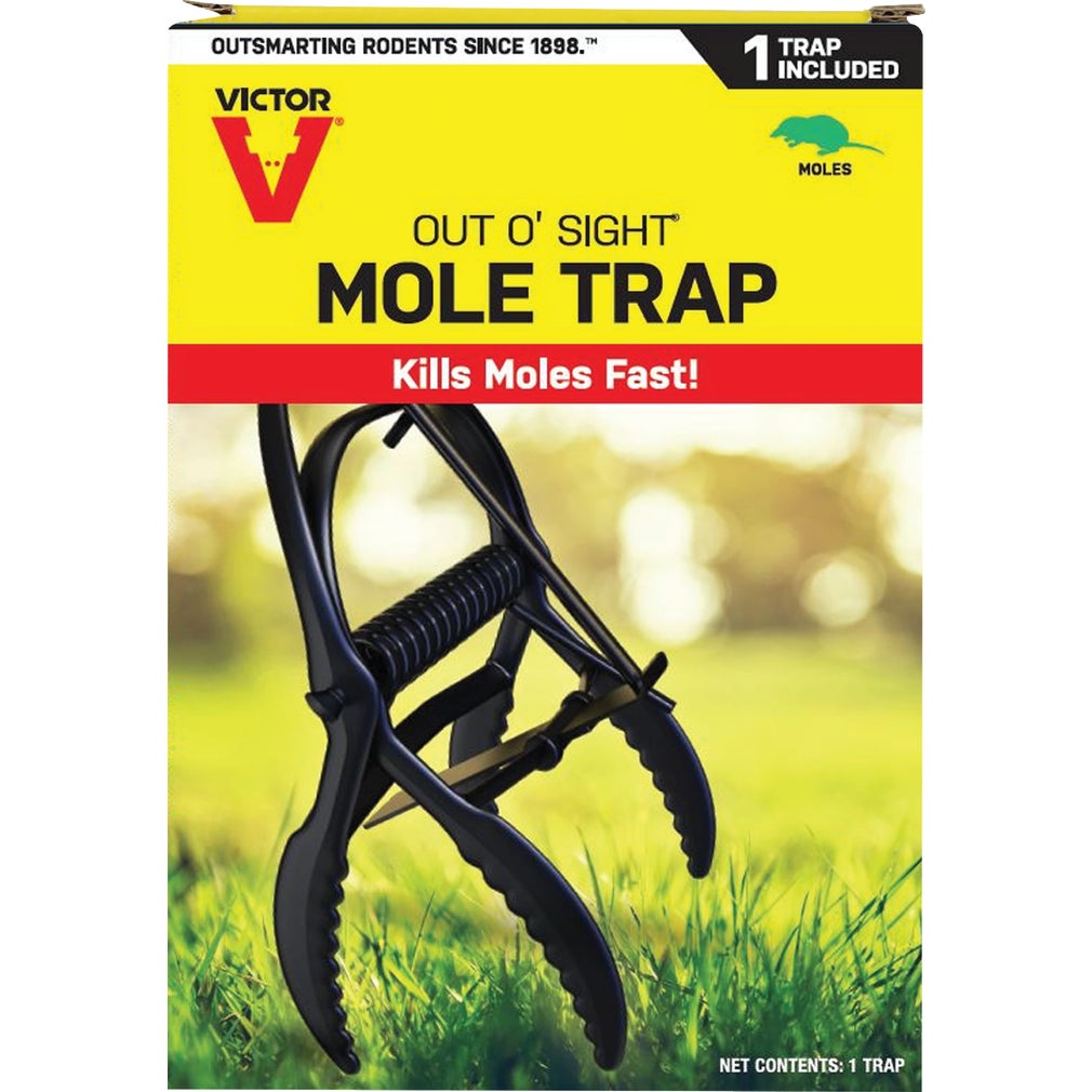 VICTOR Out O'Sight 0631 Reusable Mole Trap - Professional Pincher-Style ...