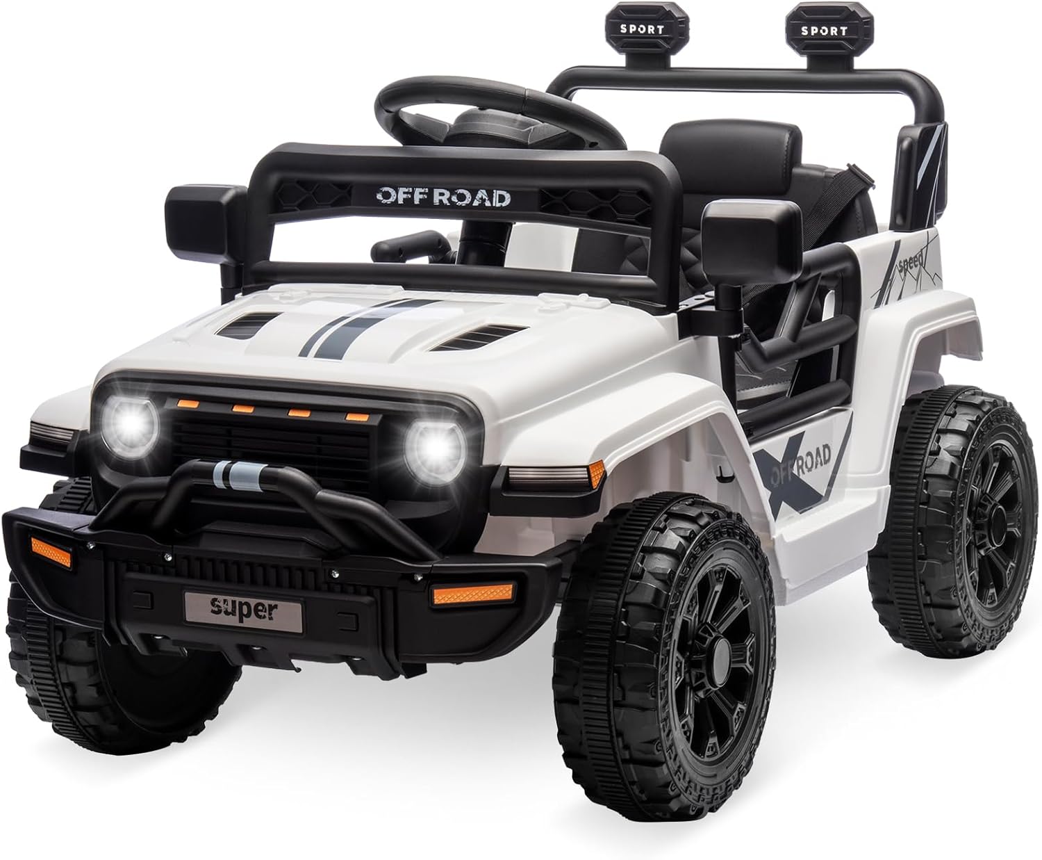 Garvee 12V Electric Ride On Truck for Kids/ Battery Powered Toy Car ...