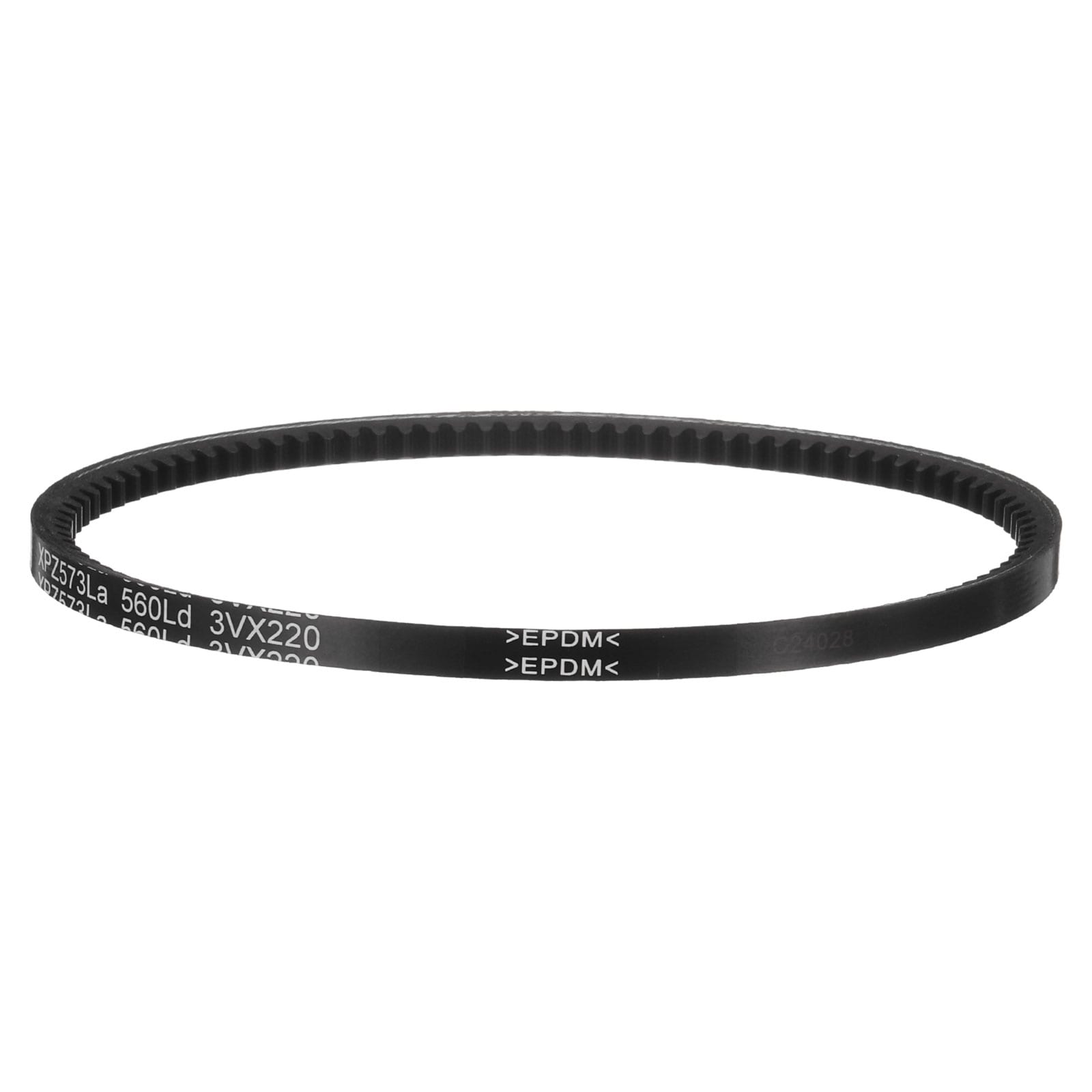 Unique Bargains 3VX220 Rubber V-Belt Raw Edge Cogged Industrial V Belt ...