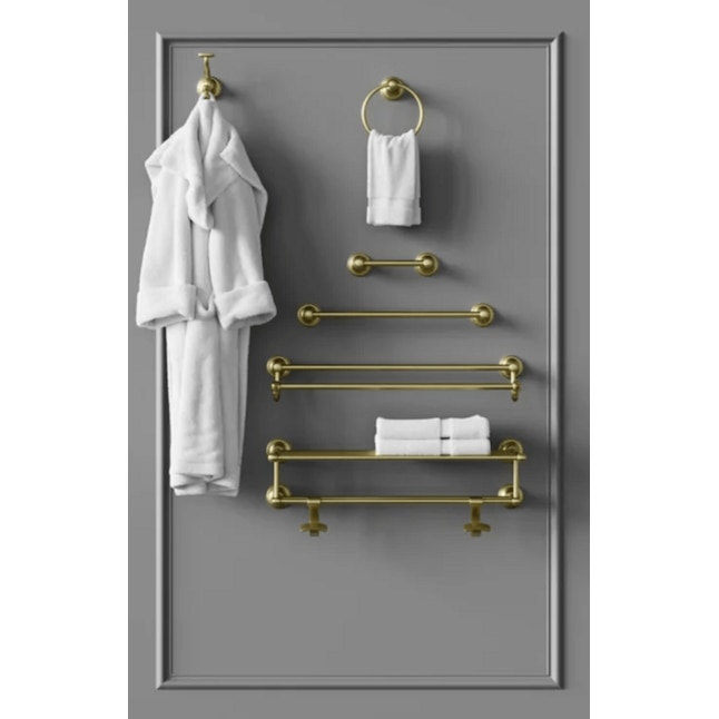Pfister Tisbury Brushed Gold Wall Mount Single Towel Ring BRB-TB0BG at ... Pfister Tisbury Brushed Gold Wall Mount Single Towel Ring BRB-TB0BG at ...
