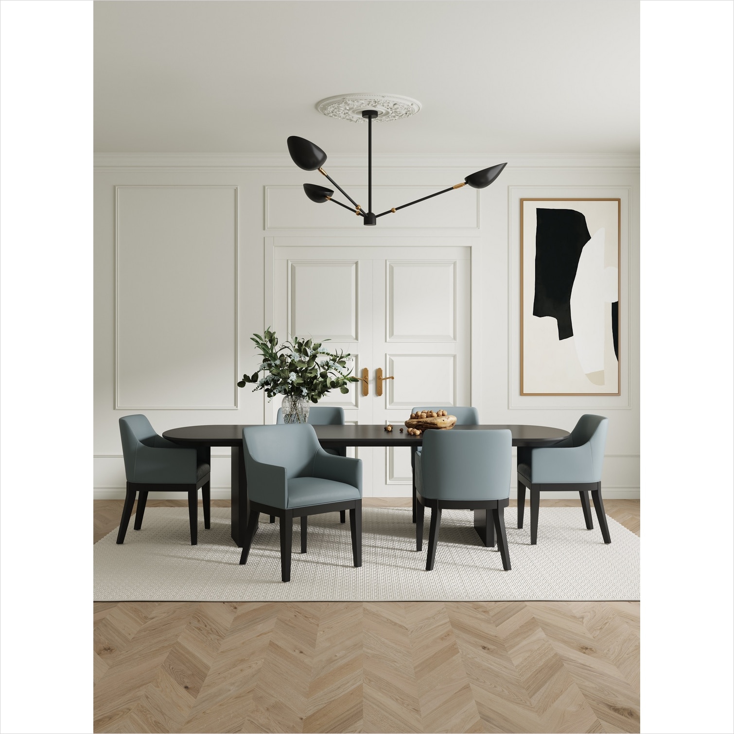Naturefalls Single Armchair Modern Pewter Faux Leather Solid Beech Wood ...