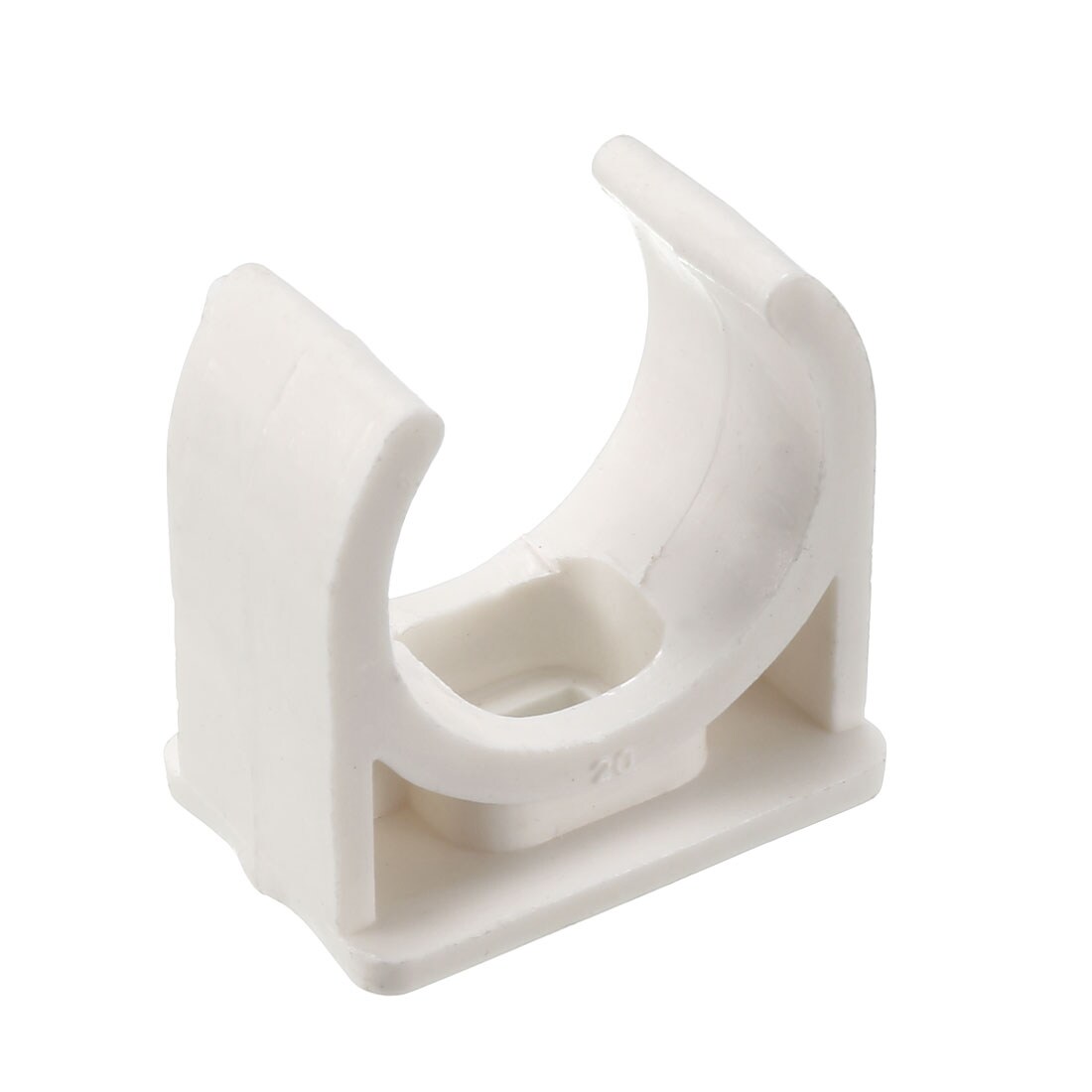 Unique Bargains 20pcs PVC Water Pipe 20mm Clamps Clips Fit for 20mm/0. ...
