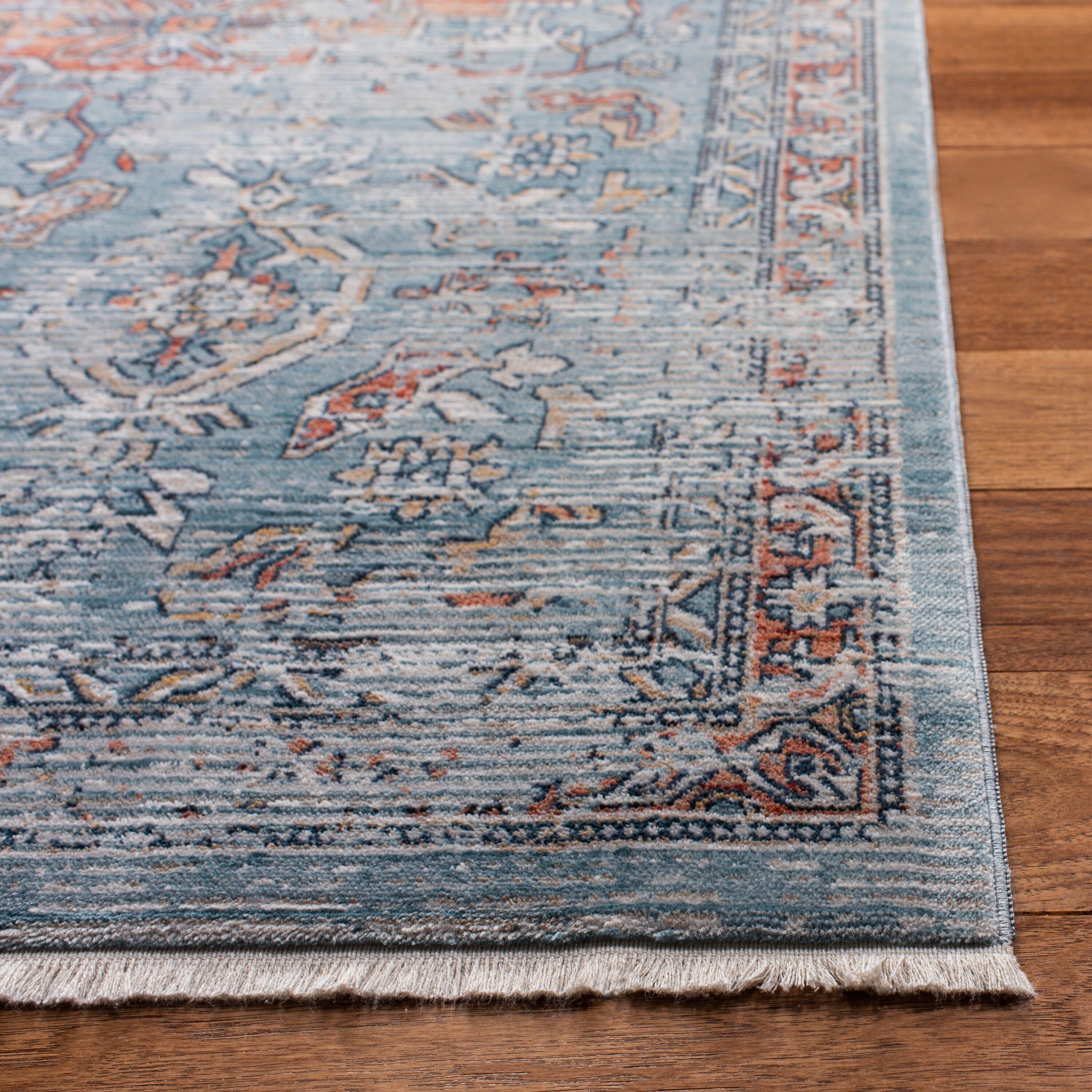 Safavieh Victoria 904N Navy Red 7 X 7 Area Rug in the Rugs department ...