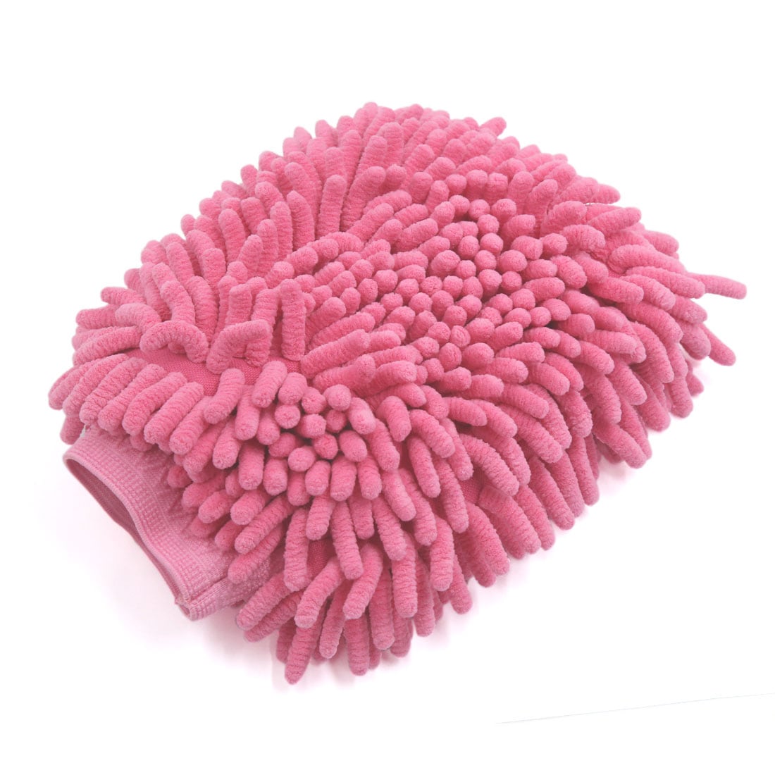 Unique Bargains Fuchsia Microfiber Chenille Wash Mitt Car Window ...