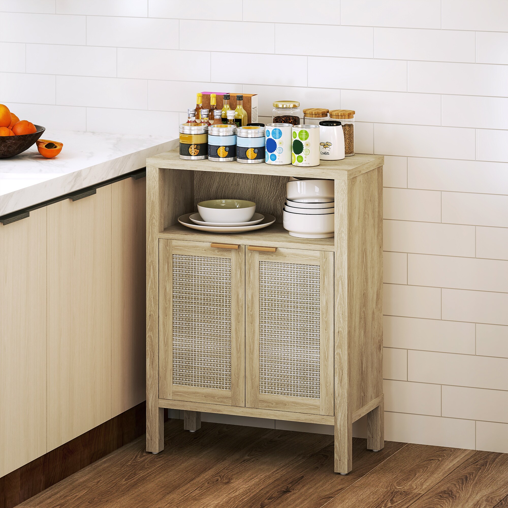 Tinyhomie Sideboard Buffet Cabinet with Storage Modern Accent Cabinet ...