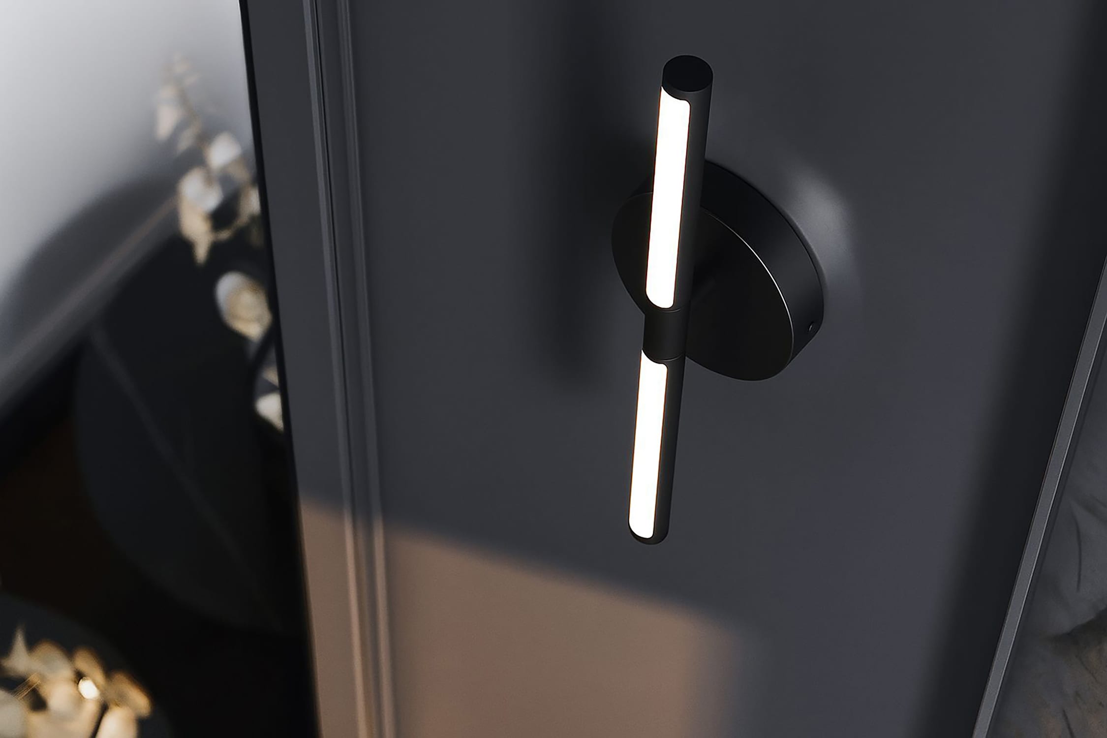 AFX Chicago 17-in 1 Light Black Integrated LED Transitional Bathroom ...