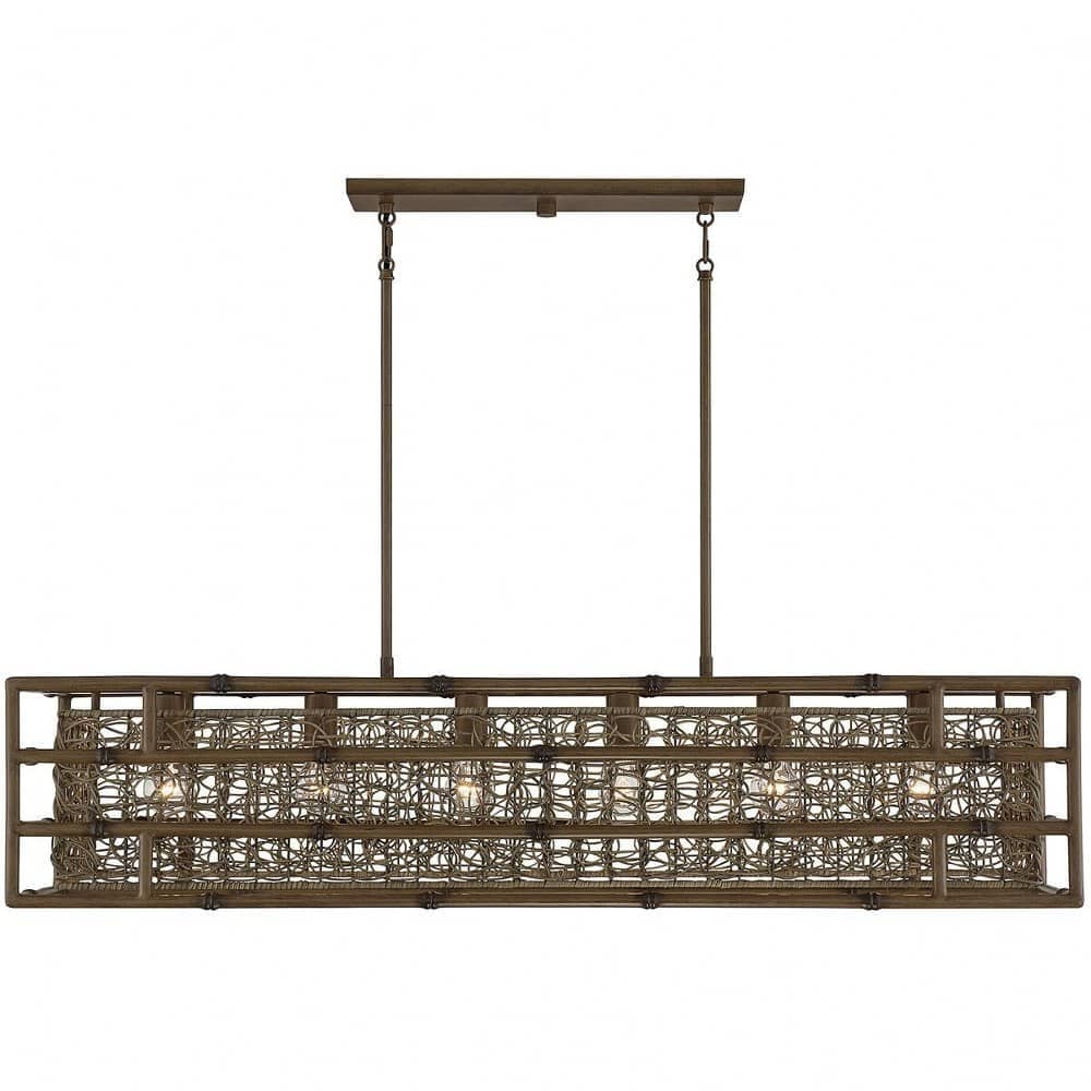Savoy House Treviso Grapevine 6 - Light Chandelier - Hardwired Electric ...