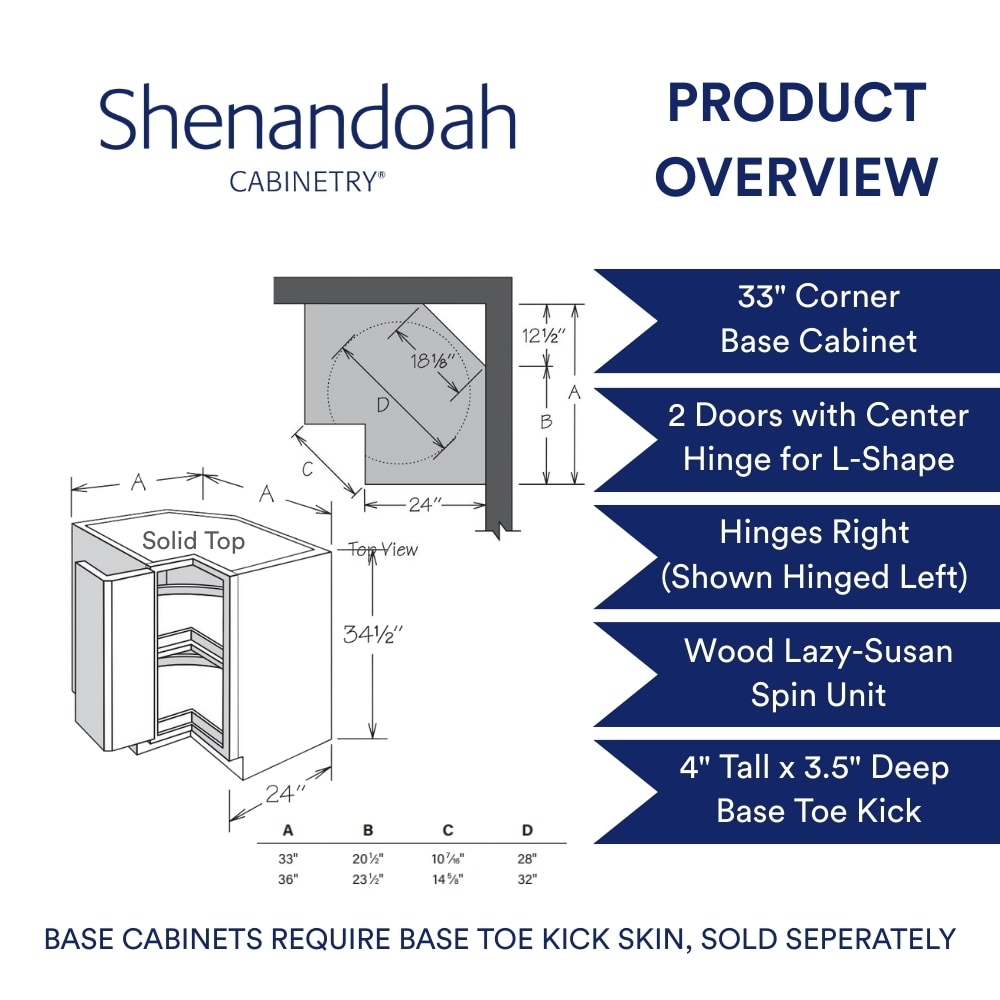 Shenandoah Breckenridge POL 33-in W x 34.5-in H x 24-in D Rye Stained ...