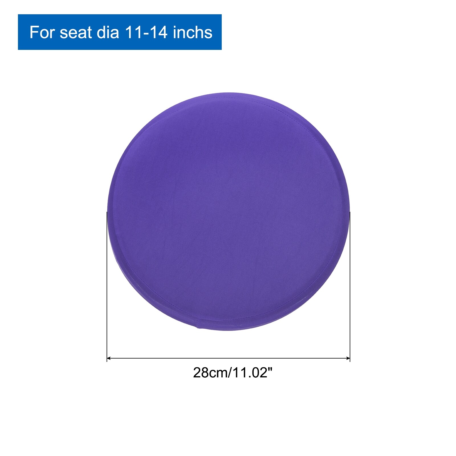 Unique Bargains Round Bar Stool Covers 4pcs Round Seat Cover Dia 11-13 ...