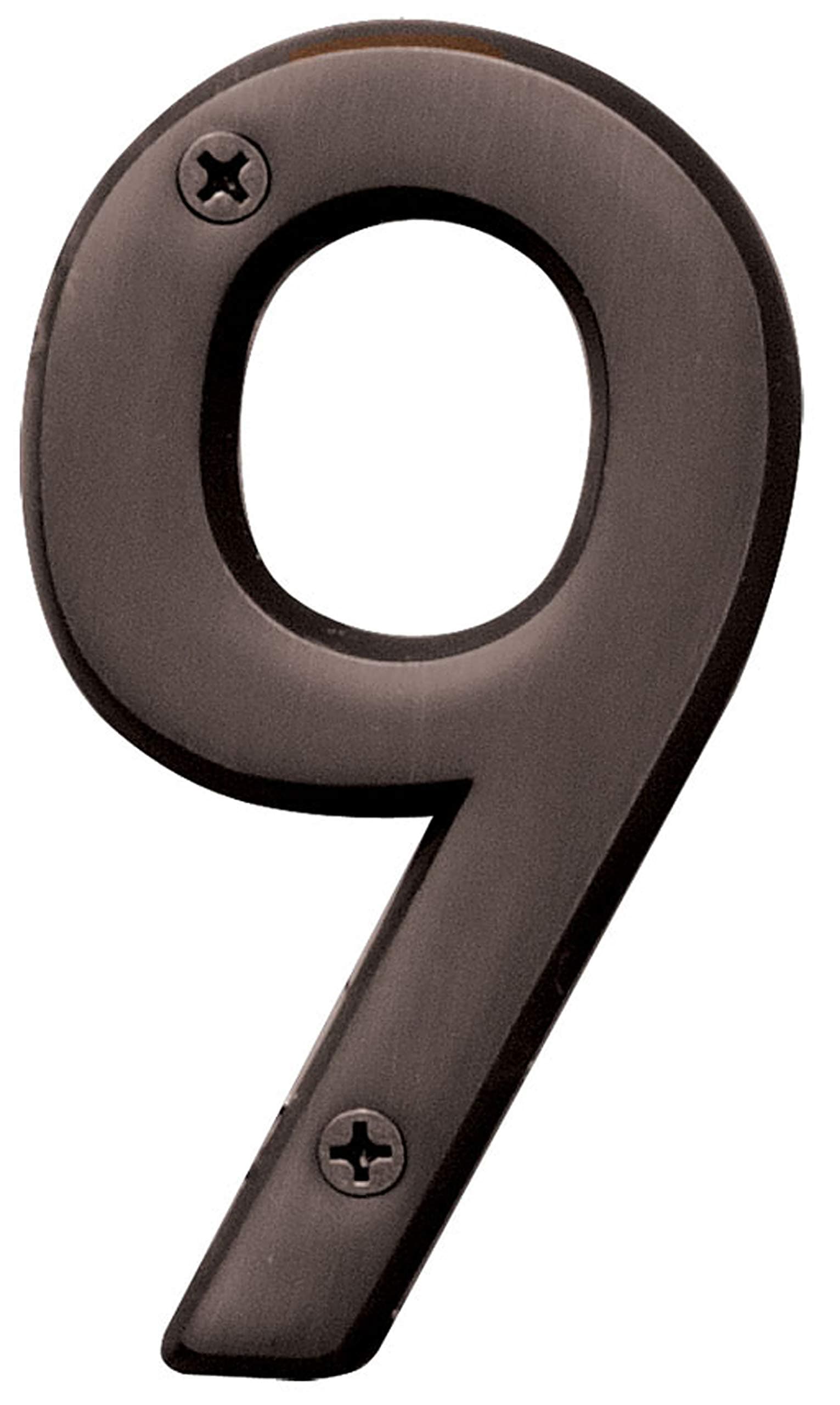 Hy-Ko Products Hy-Ko 4 High Premium Metal House Number Modern Raised ...