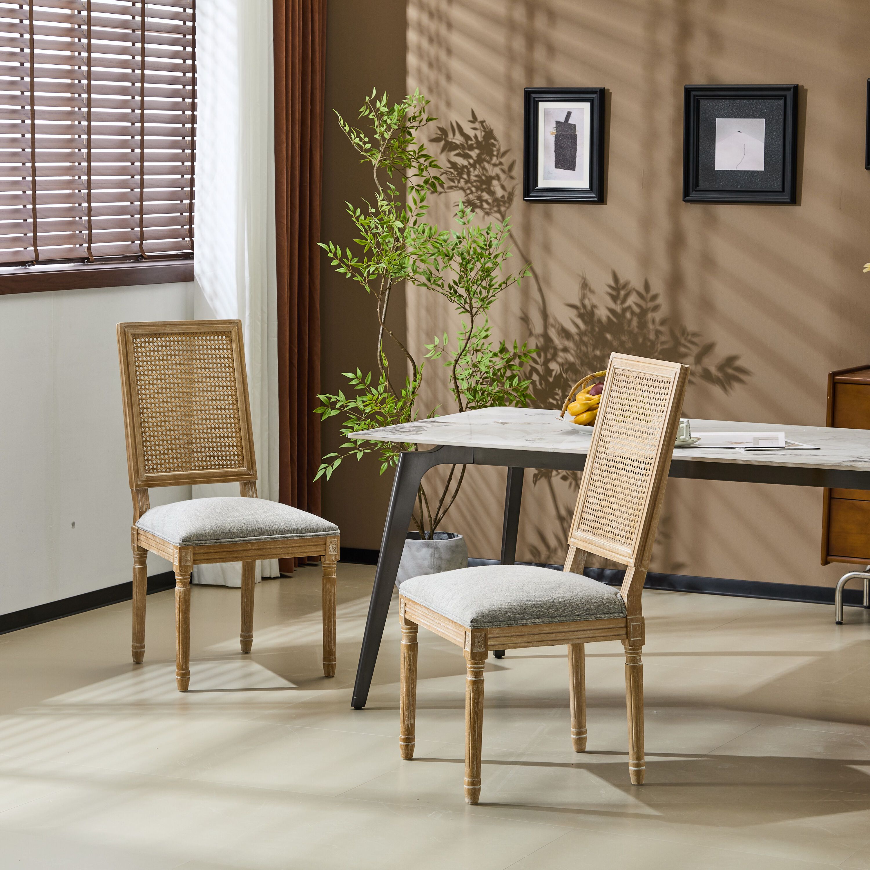 Christopher Knight Home French Country Solid Rubberwood Elegant Cane ...
