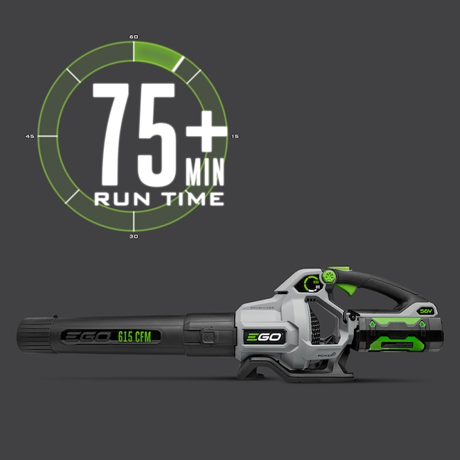 Ego Power 56 Volt 615 Cfm 170 Mph Battery Handheld Leaf Blower 4 Ah
