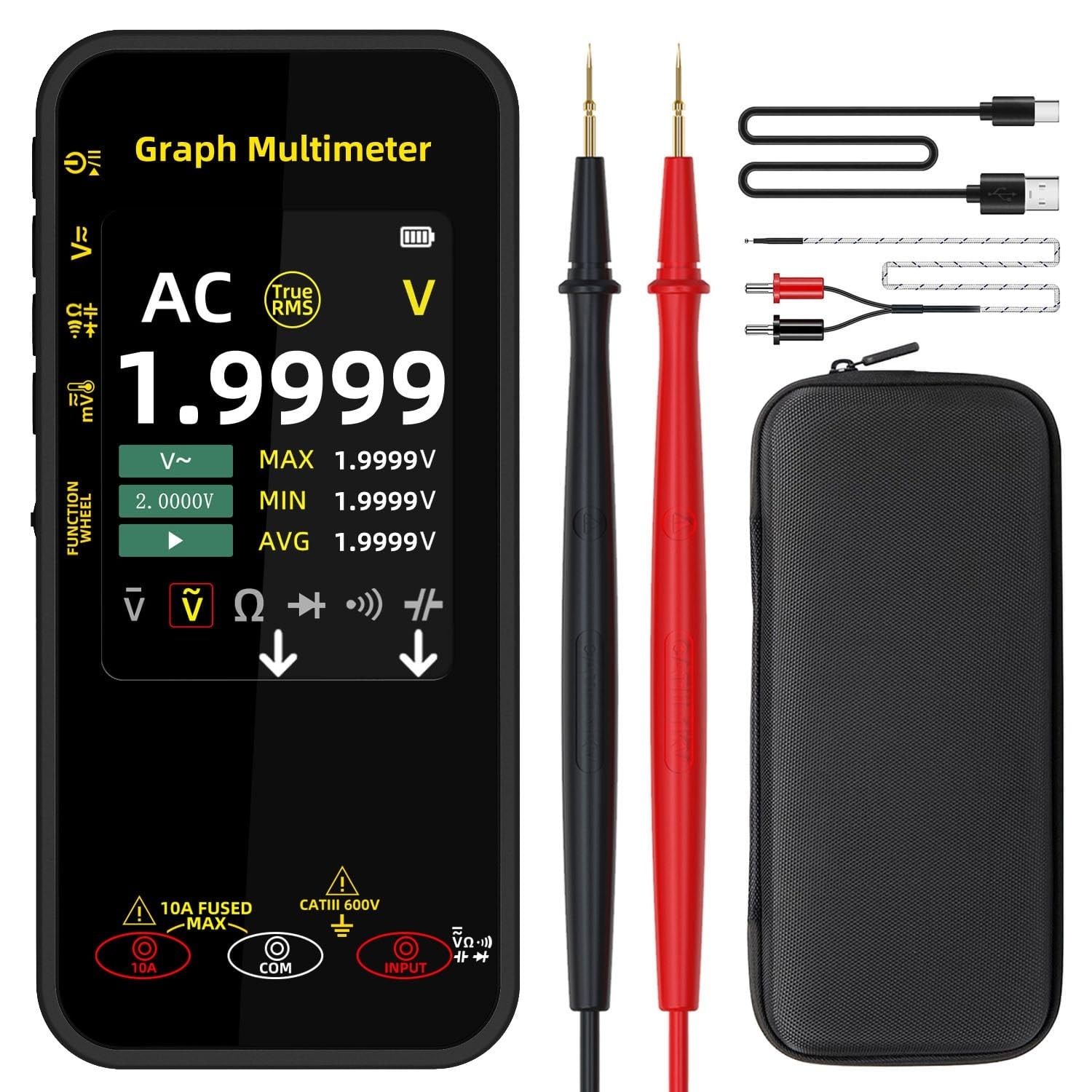 Oyezvary 20000 count digital multimeter 0.1mA 10uV sensitivity 360 ...