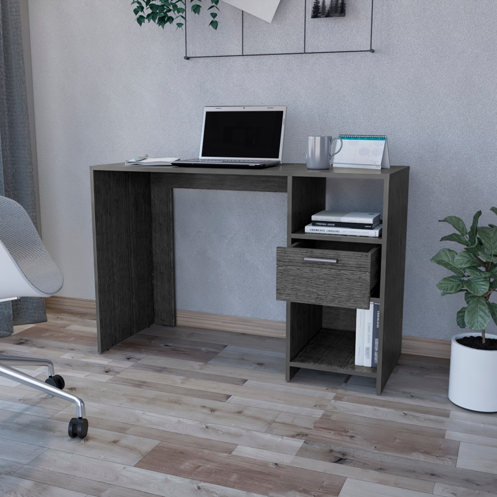 Blisstyle Computer Desk Odessa with Single Drawer and Open Storage ...