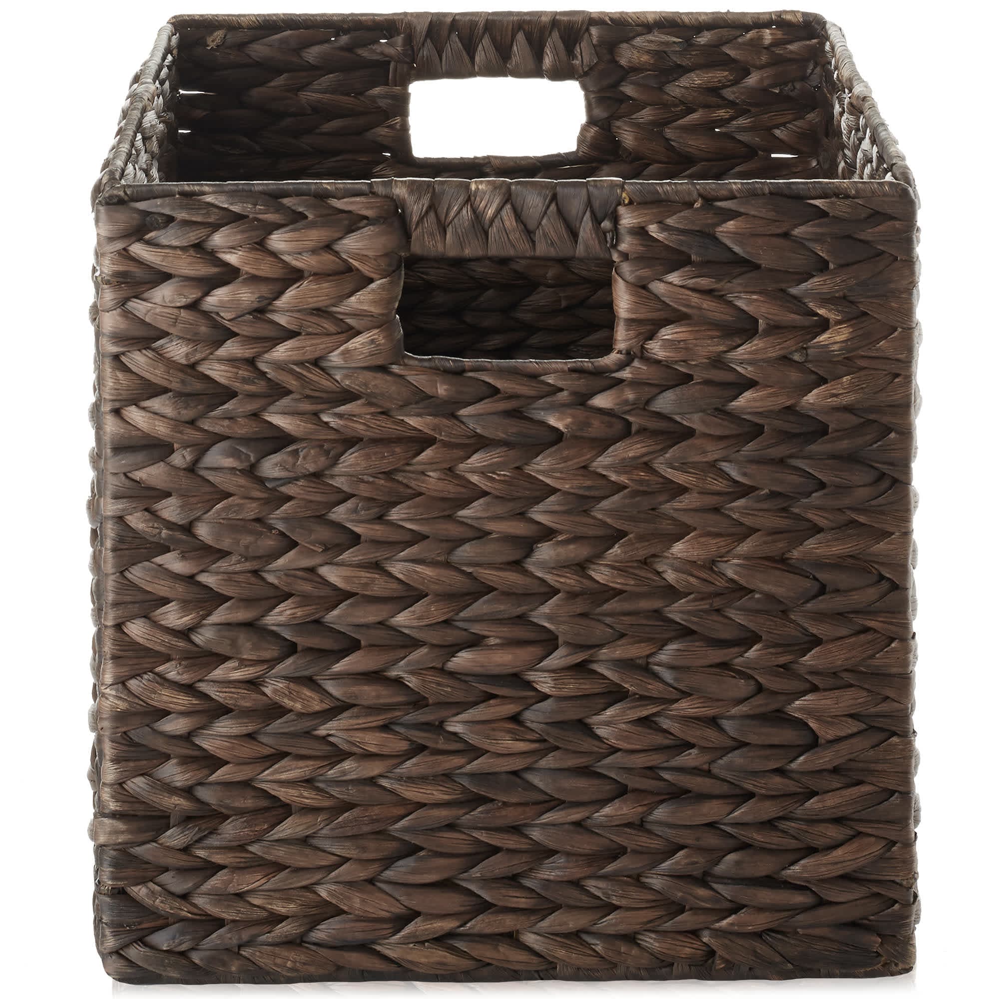 Casafield 13 x 13-in Water Hyacinth Storage Baskets in the Cube Storage ...