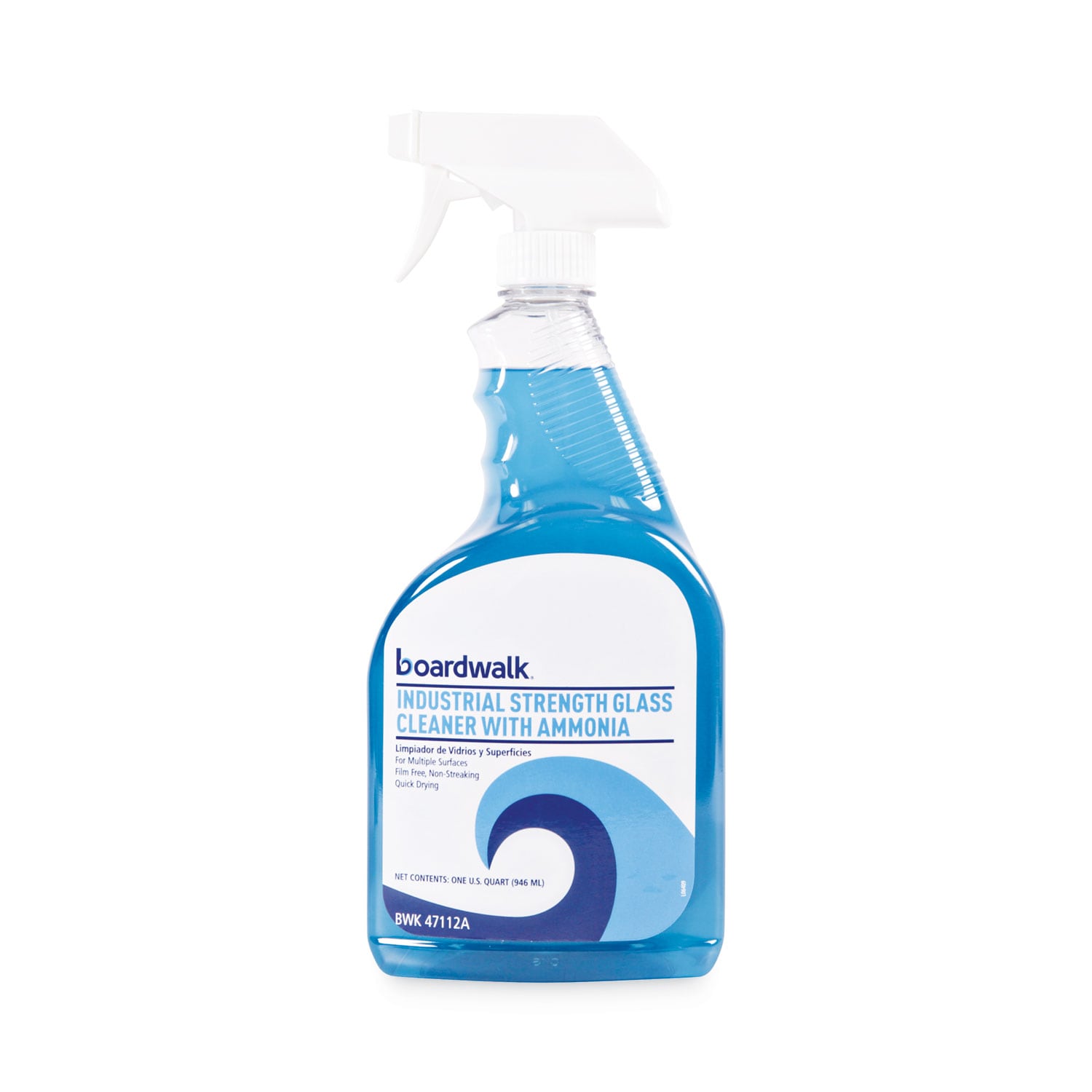 Boardwalk Industrial Strength Glass Cleaner with Ammonia 32 oz Trigger ...