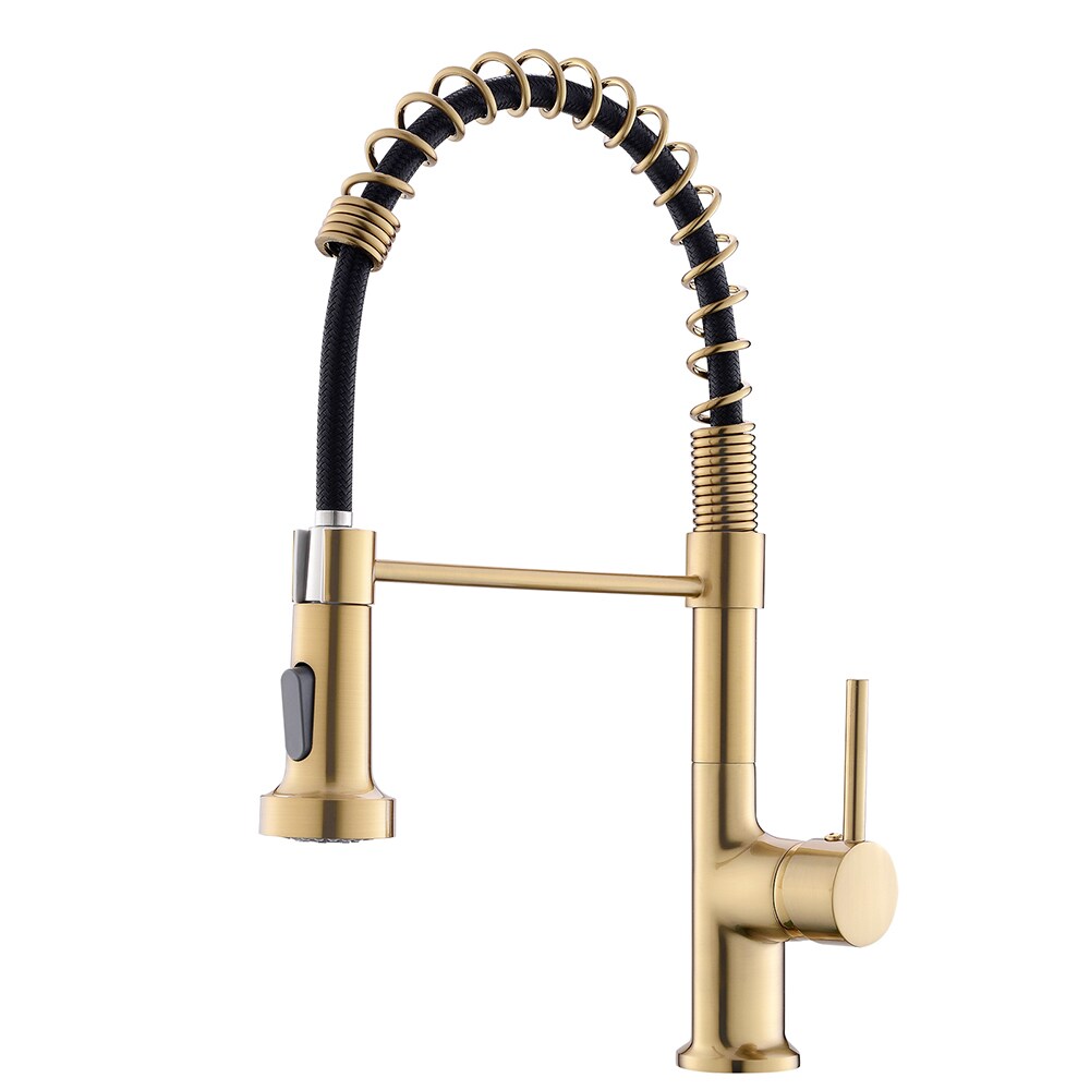 Tatayosi Commercial Kitchen Faucet with Pull Down Sprayer Single Handle ...
