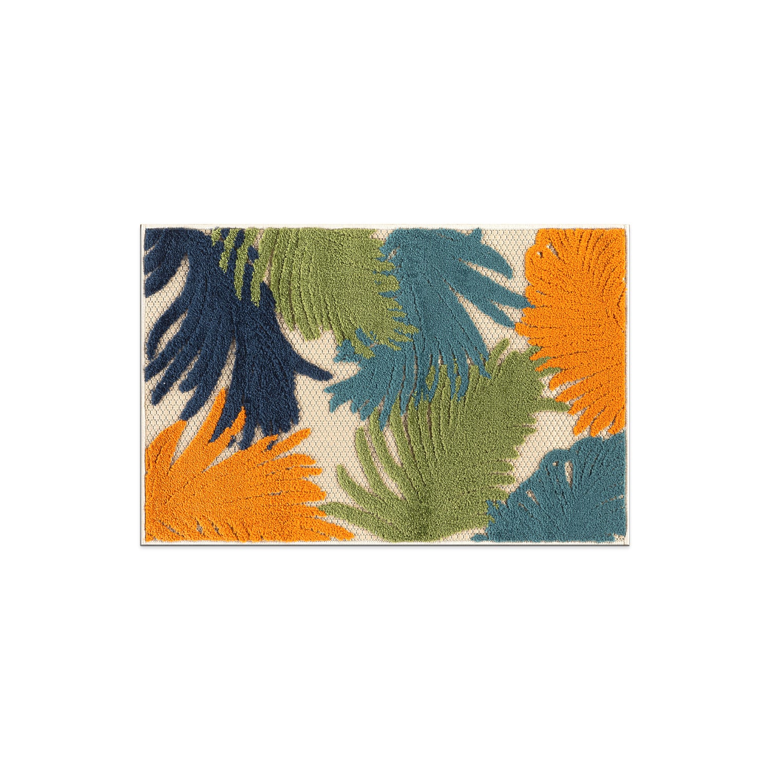 World Rug Gallery Patio 2 x 3 (ft) Flatweave Polypropylene Multi ...