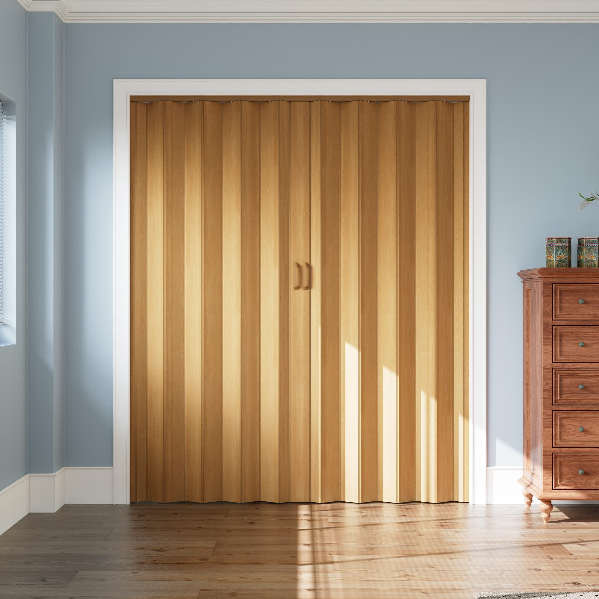 Ark Design Accordion Doors with Magnetic Closure Privacy Room Divider ...