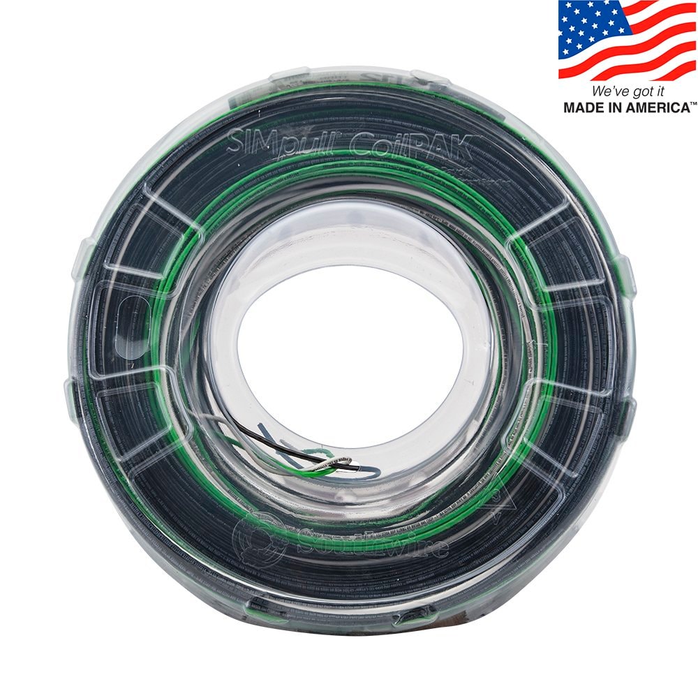 Southwire SIMpull CoilPAK 350-ft 12-AWG Black/White/Green Solid Copper ...