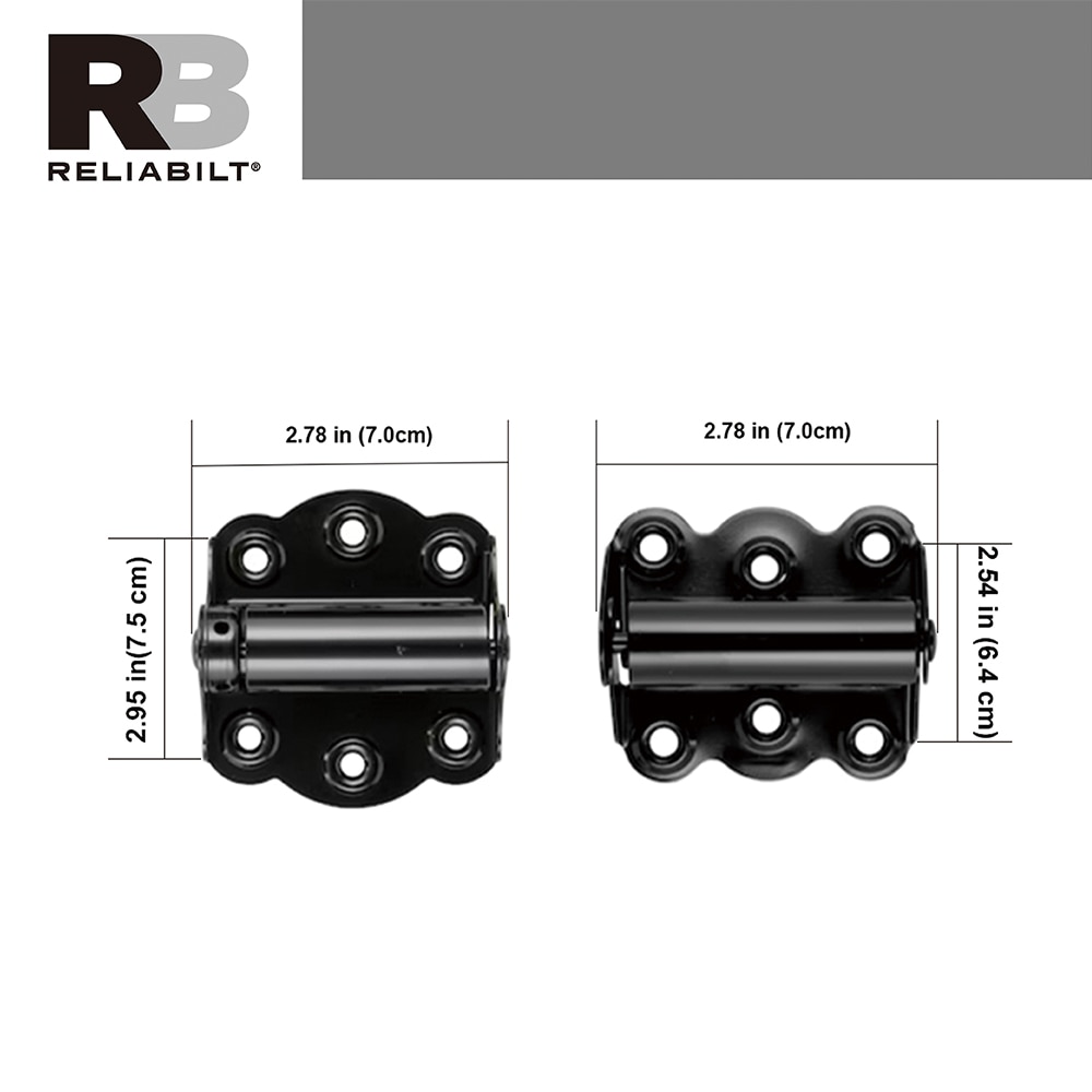 RELIABILT 2.75-in Adjustable Black Steel Hold Open Screen/Storm door ...