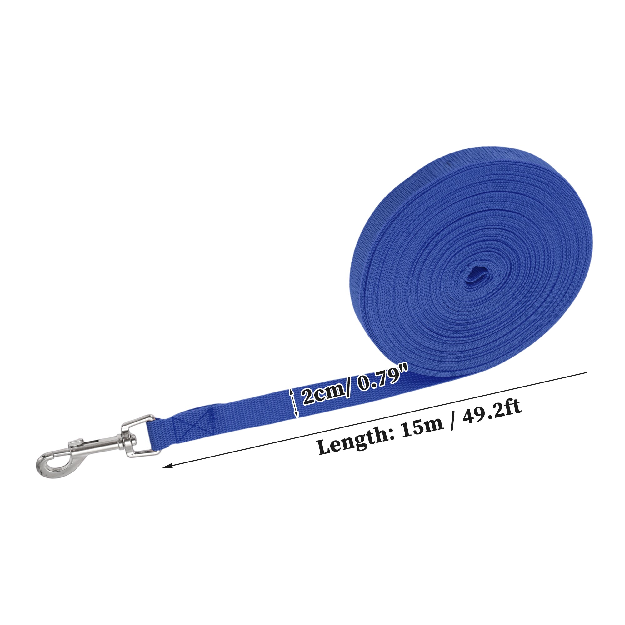 Unique Bargains Training Dog Leash 49.2ft Long Puppy Leashes for Small ...