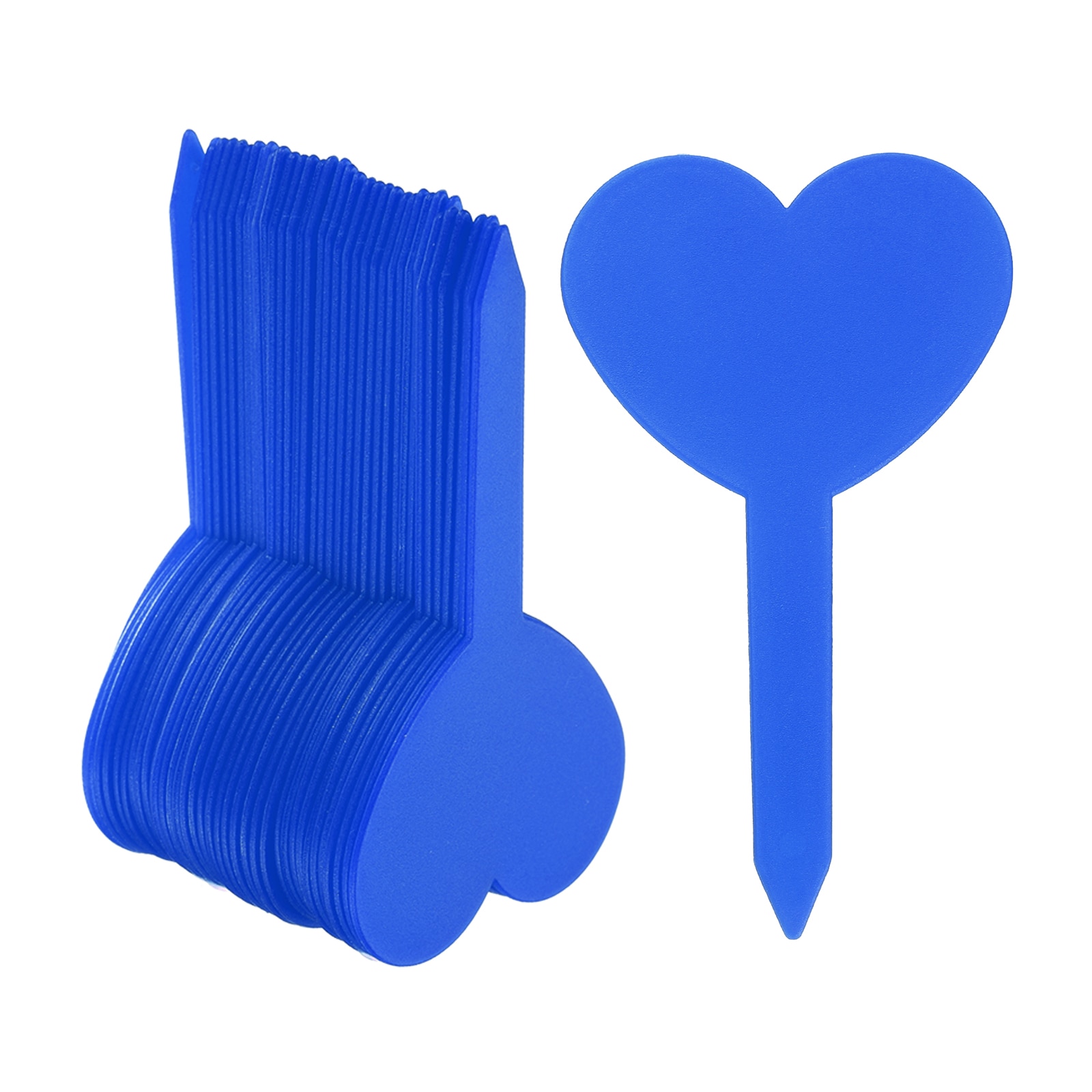 Harfington 100pcs Plastic Plant Labels 3.26 x 1.97 Inch Reusable ...