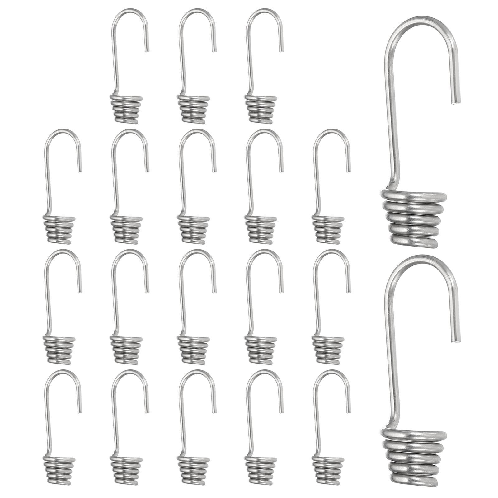 PATIKIL 3/16Inch(5mm) Bungee Cord Hooks 20 pcs Heavy Bungee Shock Cord ...